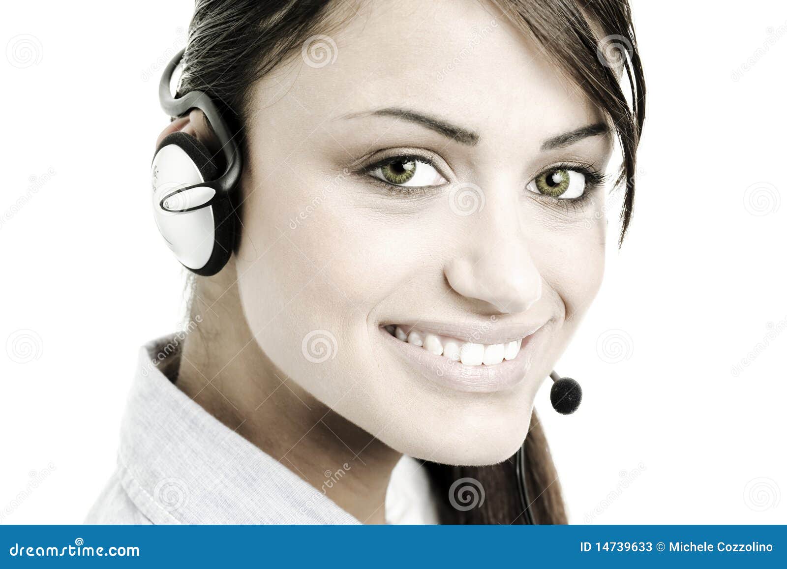 Female customer service stock image. Image of caucasian - 14739633