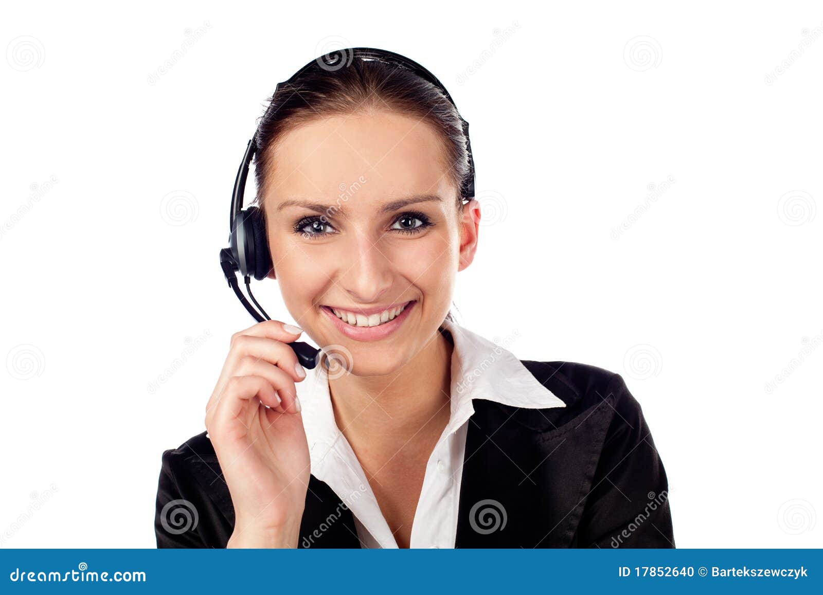 Female customer service stock photo. Image of center - 17852640
