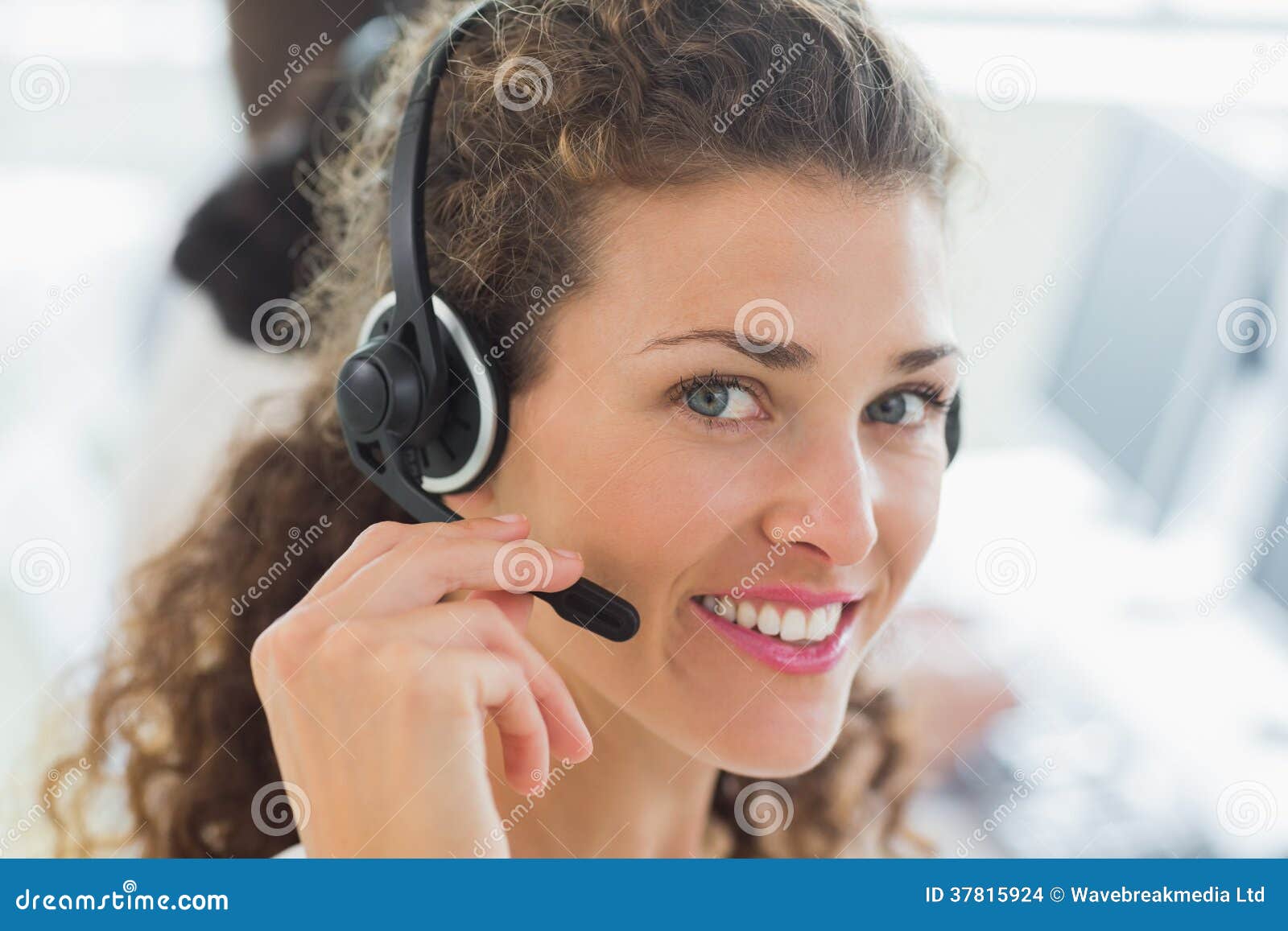 Female Customer Service Agent Stock Photo - Image of businesswoman ...