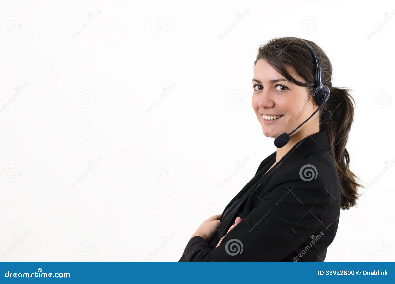 Female customer service stock photo. Image of education - 33922800