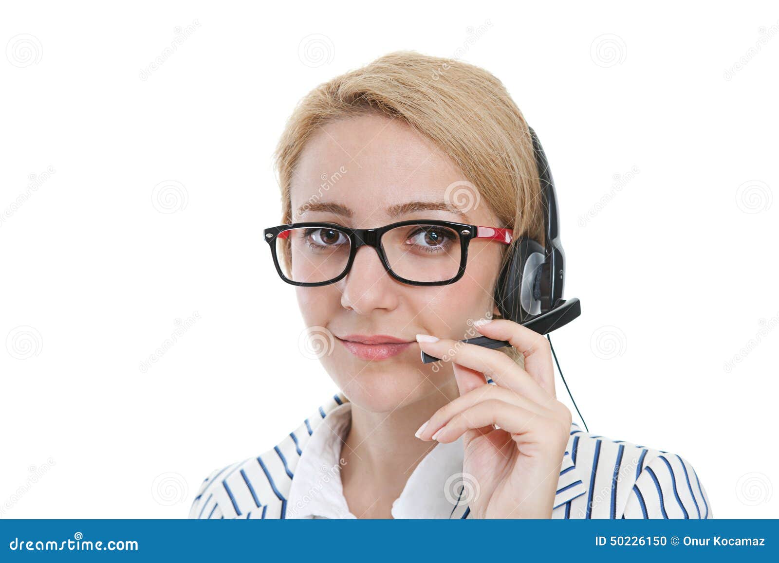 Female Customer Service Representative Stock Photo - Image of adult ...