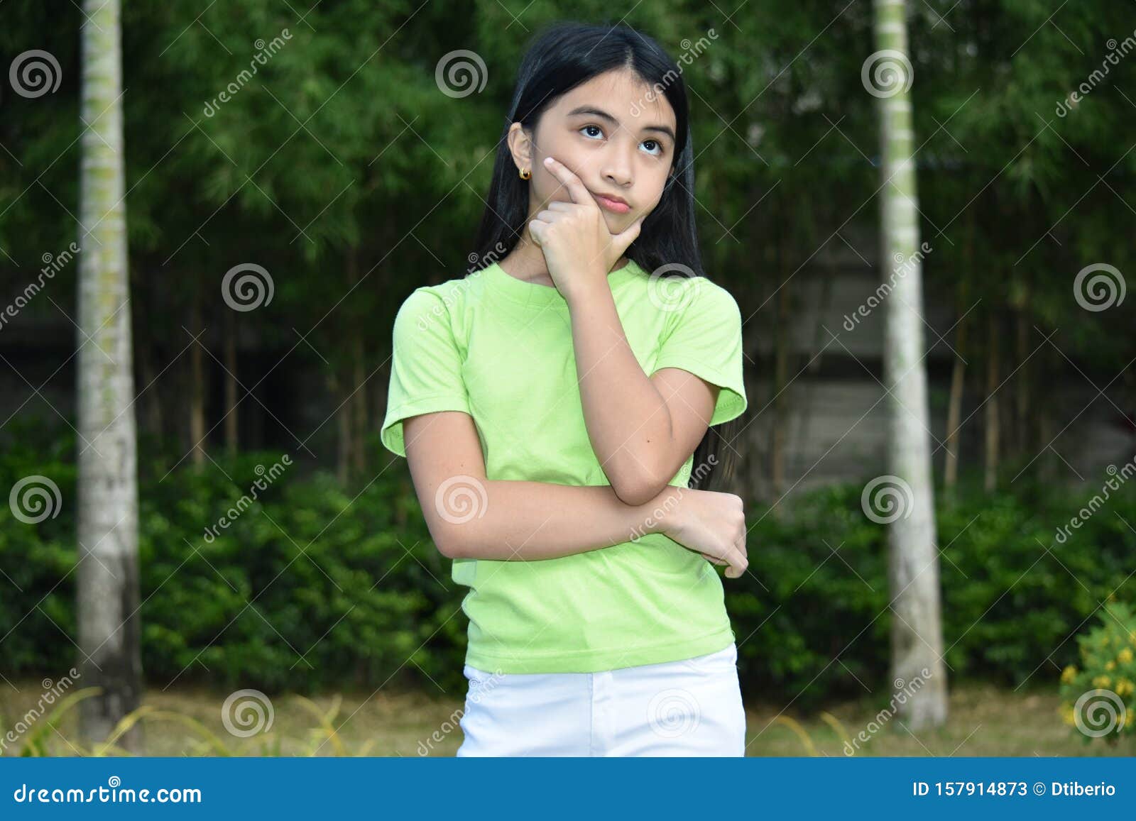 A Female Decision Making stock image. Image of thinker - 157914873