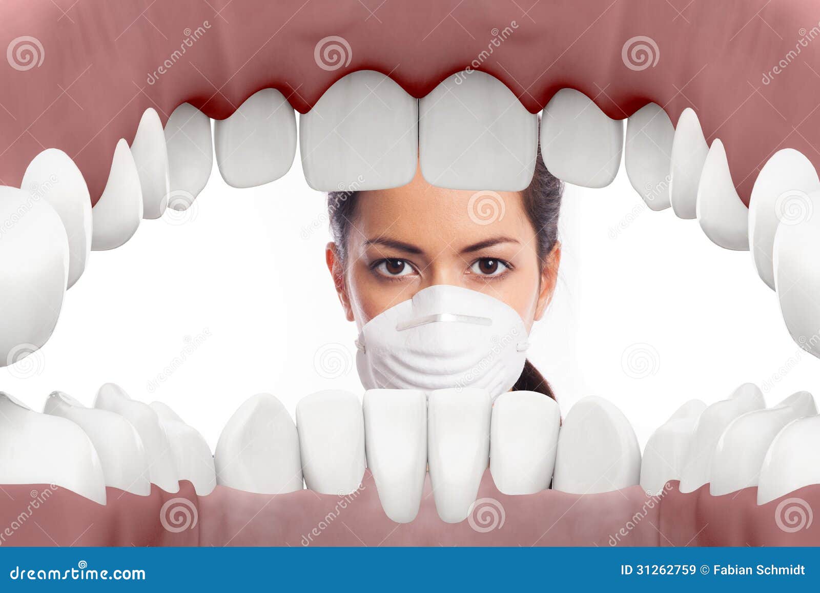 Female Dentist Looking Into Mouth Royalty Free Stock Images - Image ...