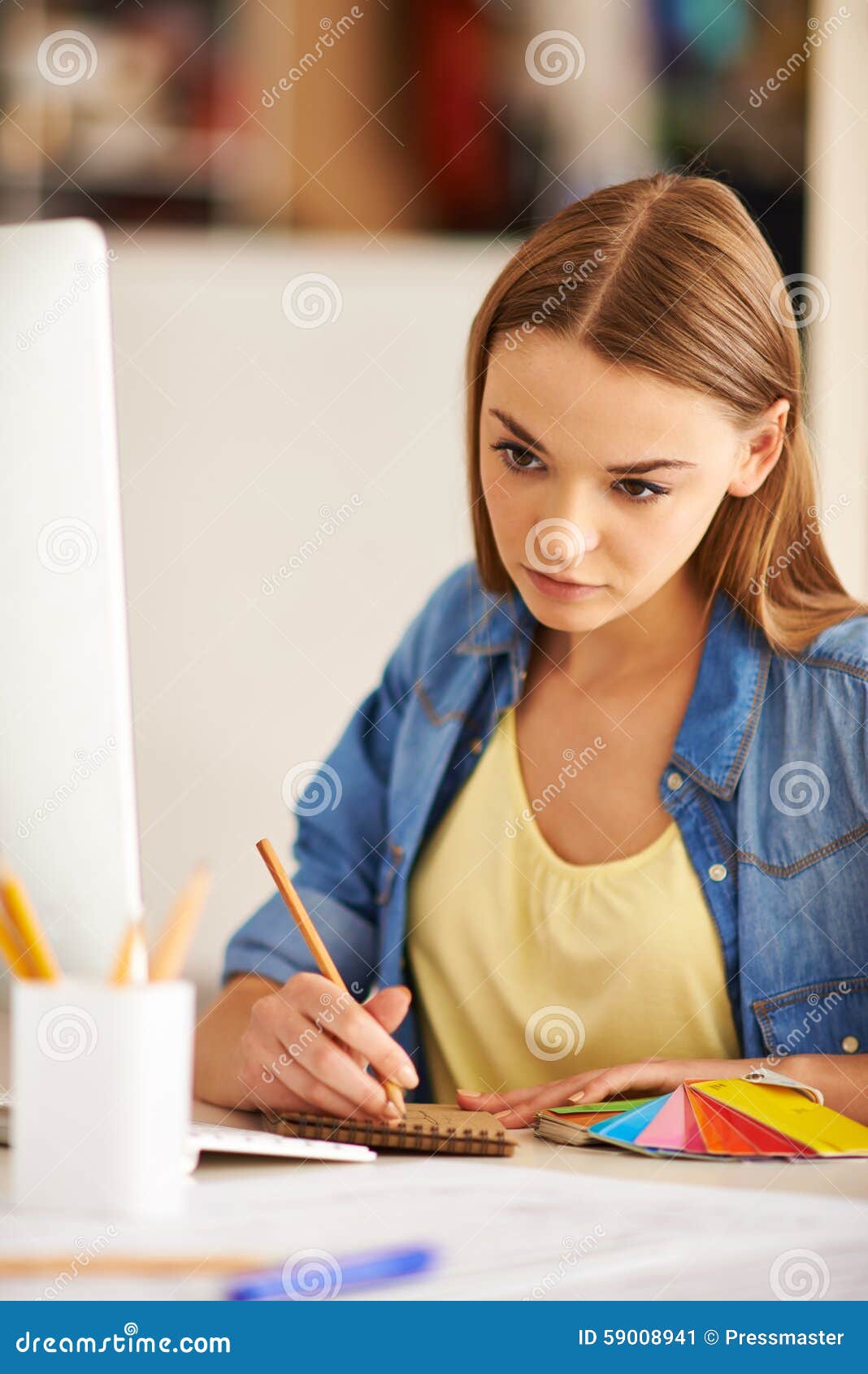 Female designer stock image. Image of female, faculty - 59008941