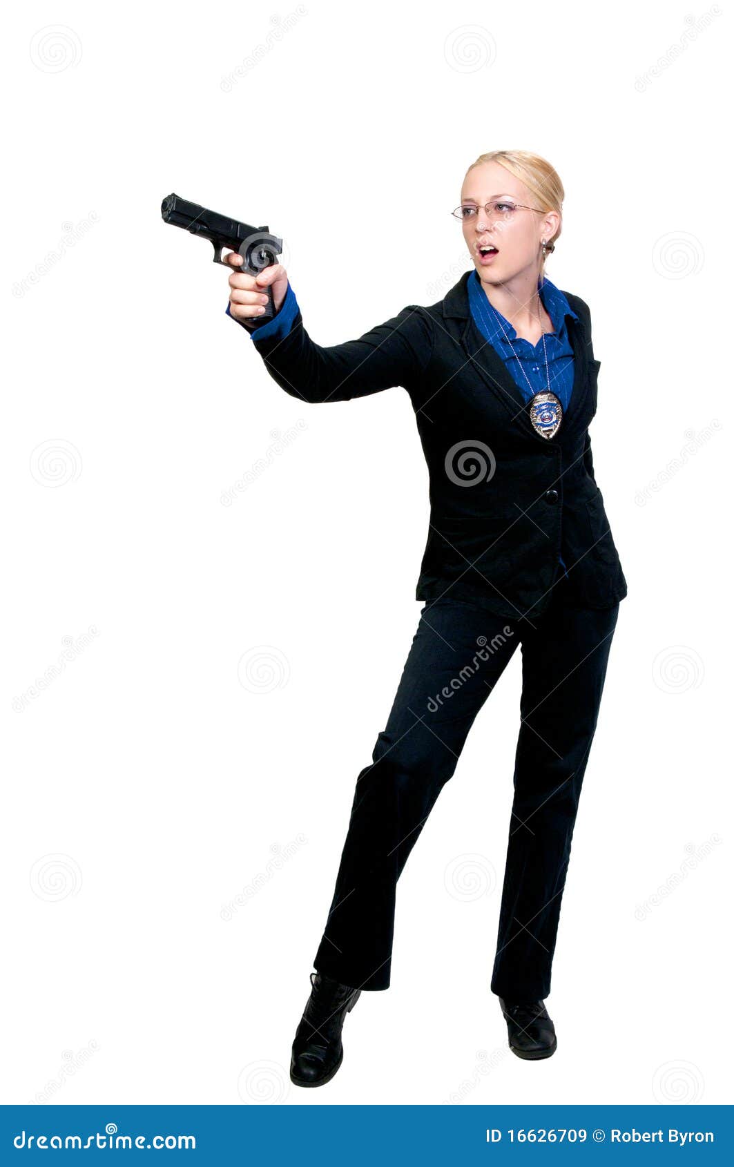 Female Detective stock image. Image of enforcement, beauty - 16626709