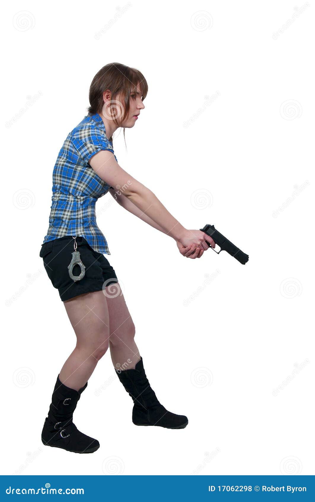 Female Detective stock photo. Image of caucasian, people - 17062298