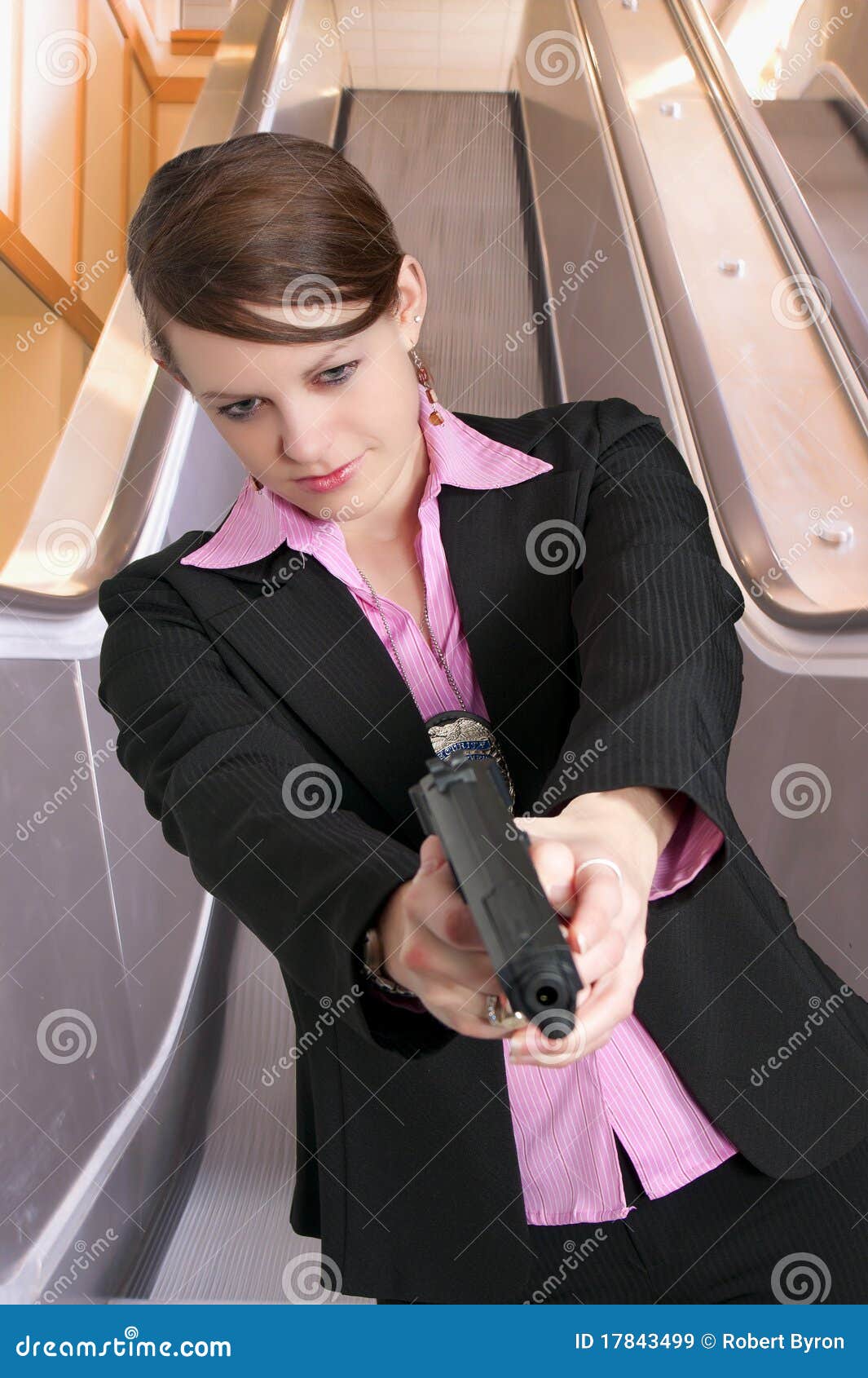 Female Detective stock image. Image of enforcer, detective - 17843499