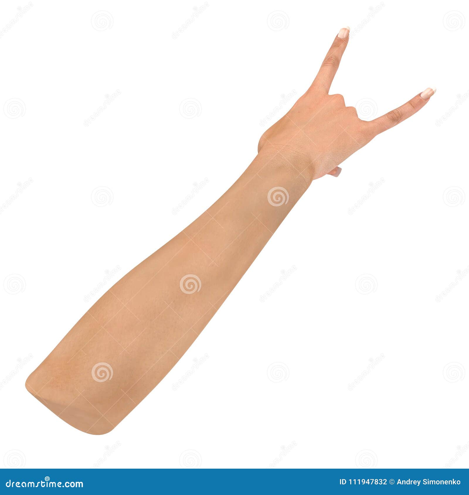 Devil Hand Sign Vector Illustration | CartoonDealer.com #18443492