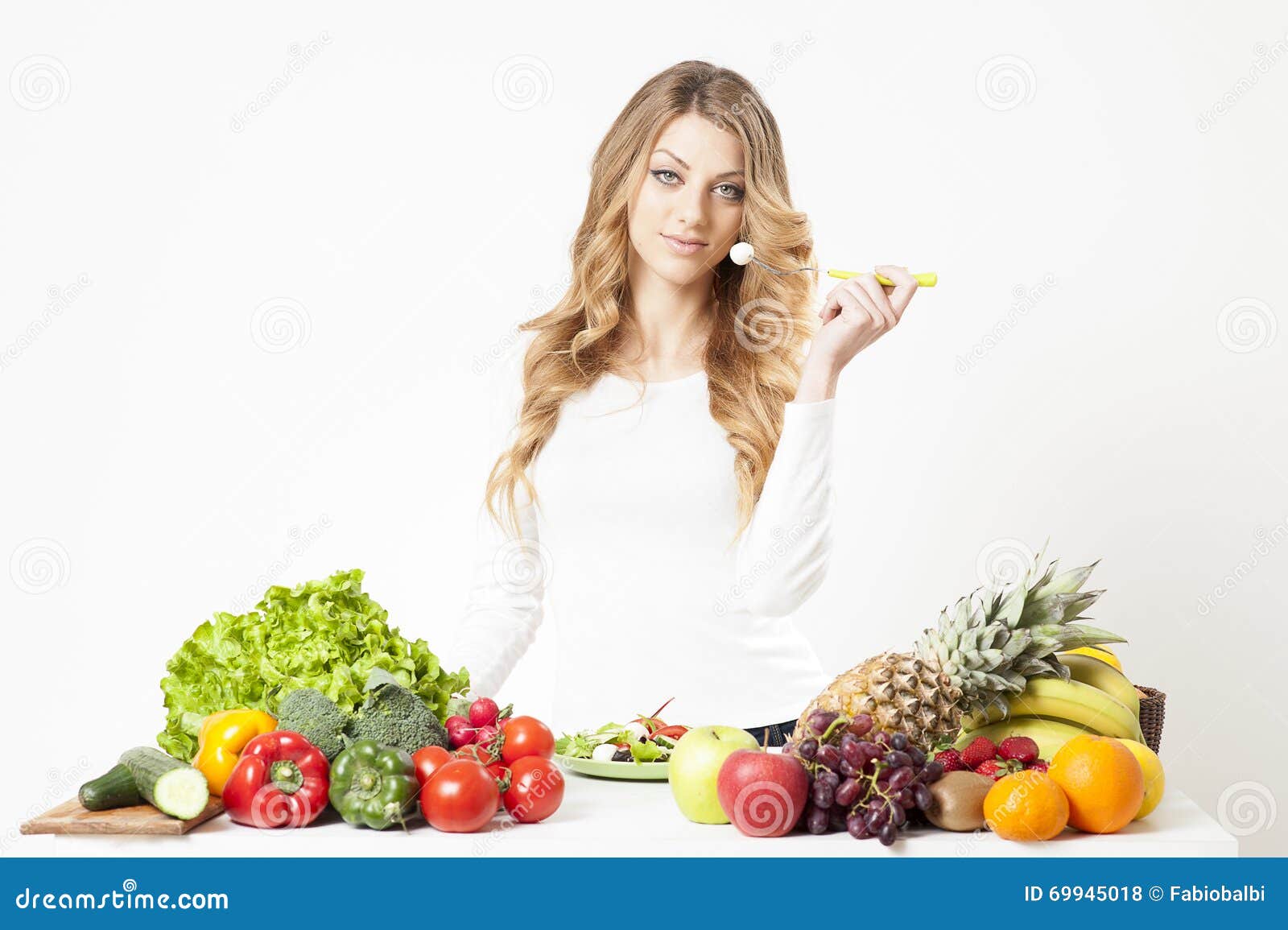 Female dietitian stock photo. Image of natural, medicine - 69945018