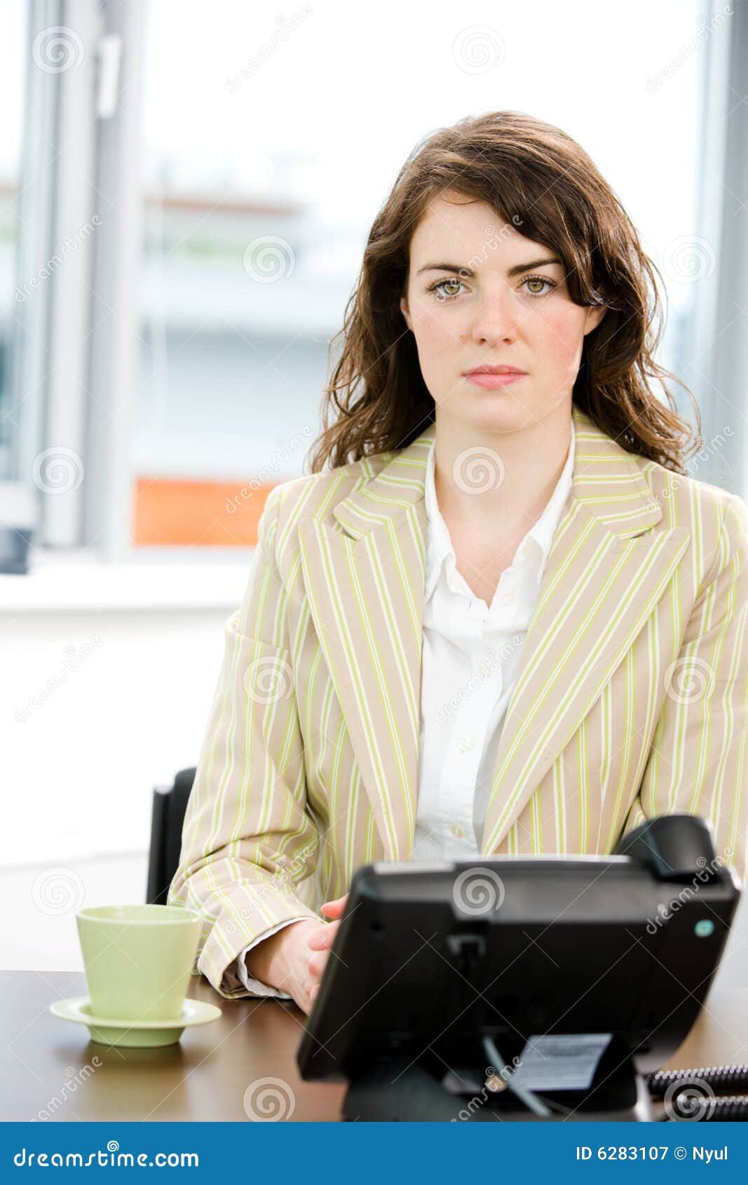 Female dispatcher stock image. Image of businesswomen - 6283107