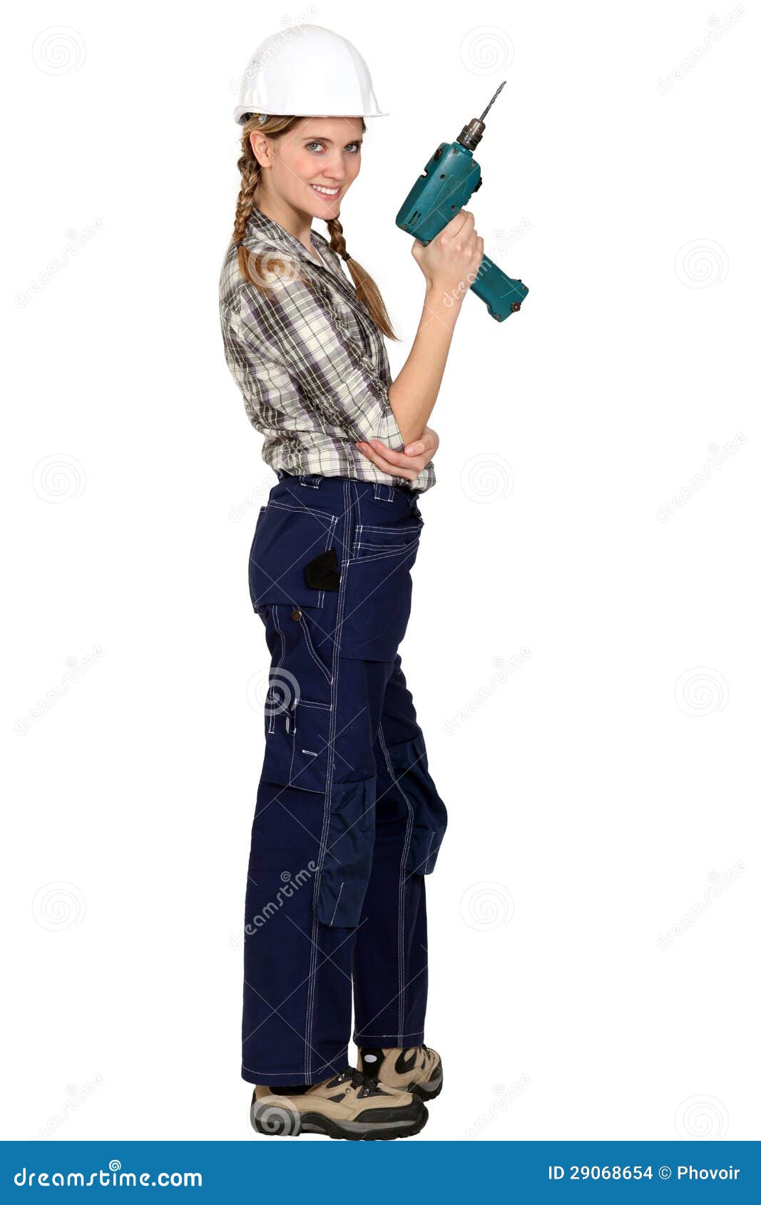 Female DIY enthusiast stock photo. Image of girl, adult - 29068654