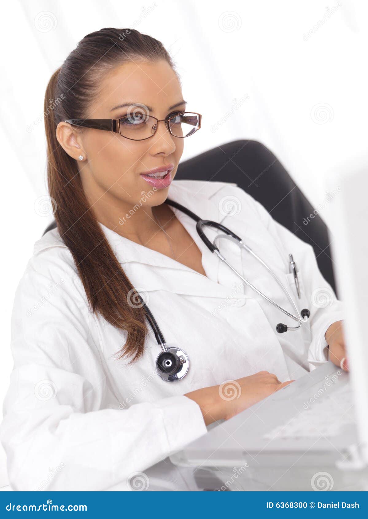Female Doctor stock photo. Image of friendly, help, lovely - 6368300