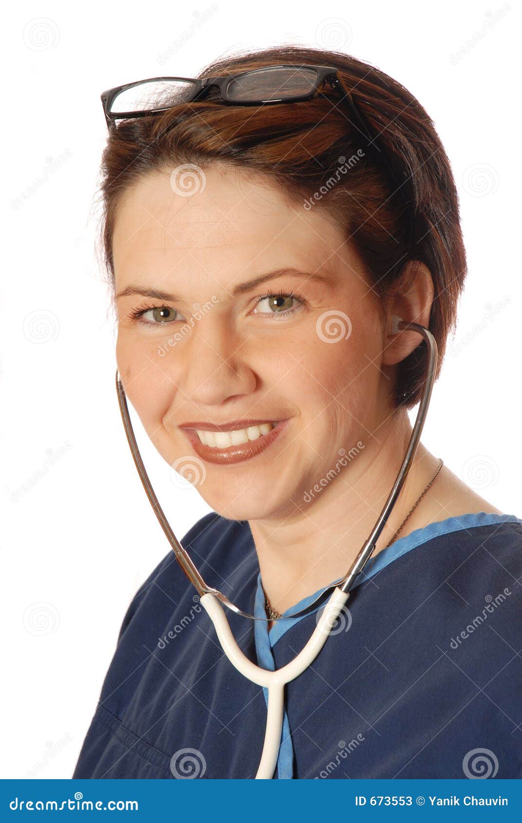 Female Doctor stock image. Image of prescription, intern - 673553