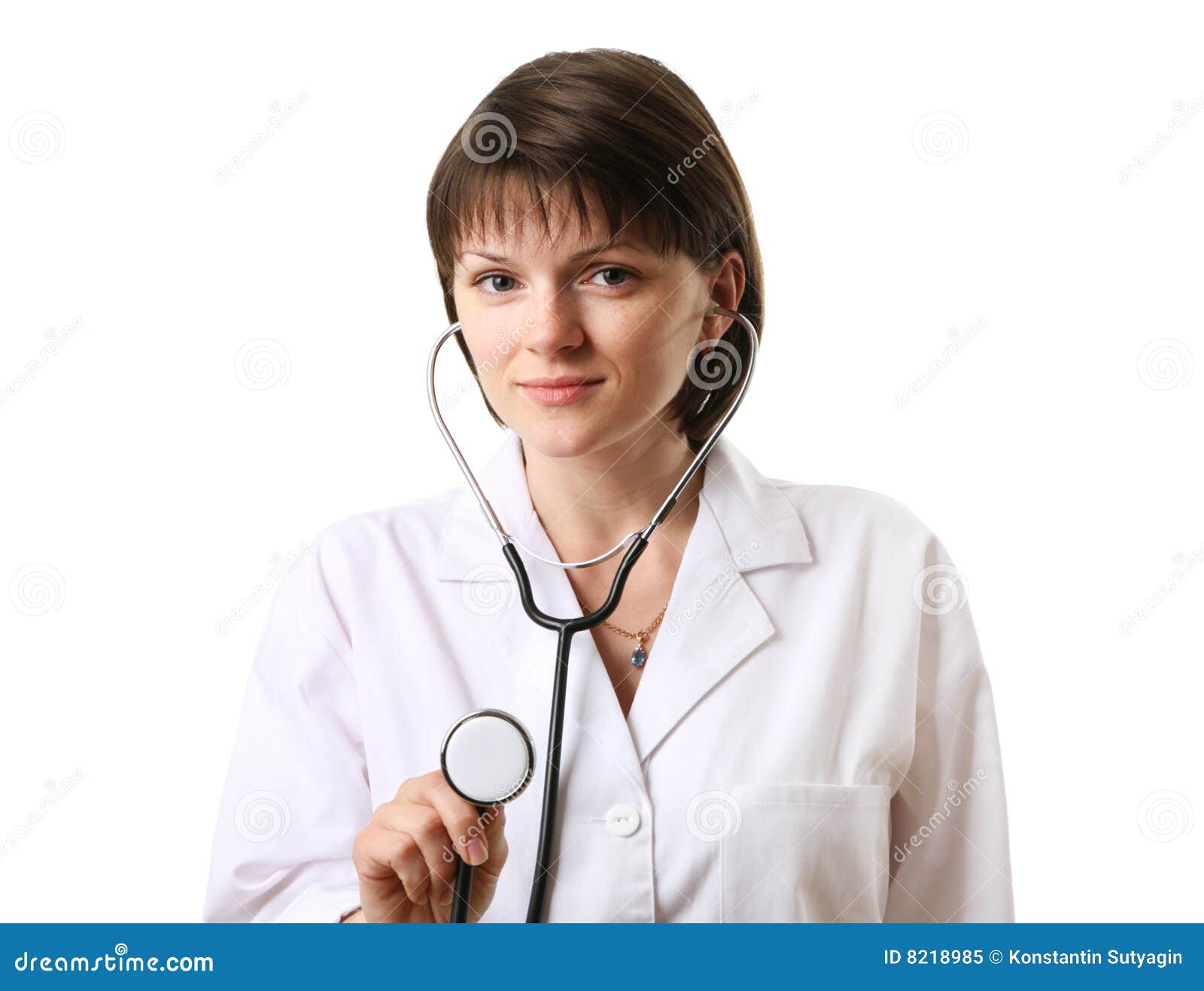 Female doctor stock image. Image of practitioner, isolated - 8218985