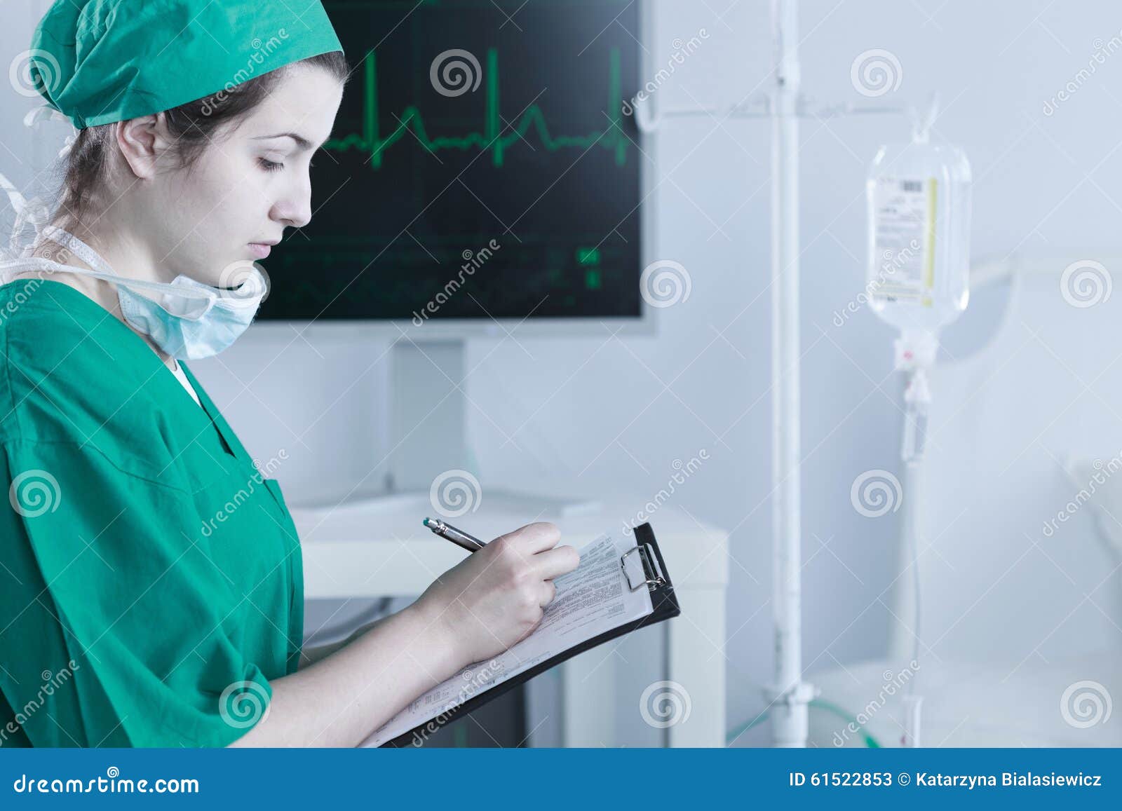 Completing A Medical Form At Home Royalty-Free Stock Photo ...
