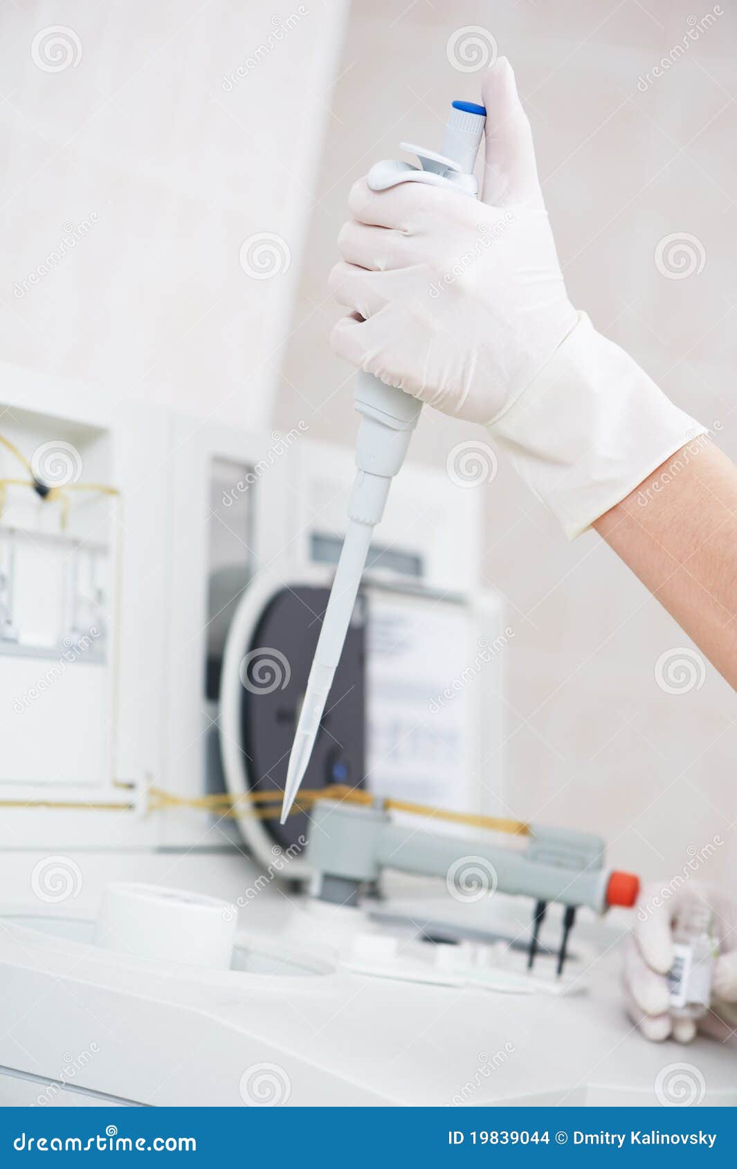 Female Doctor Hand with Dropper Stock Photo - Image of chemist, dropper ...