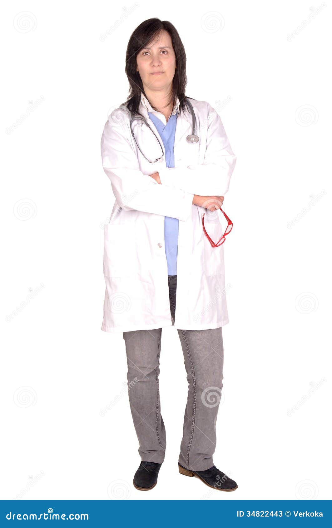 Female doctor stock image. Image of health, intern, clinic - 34822443