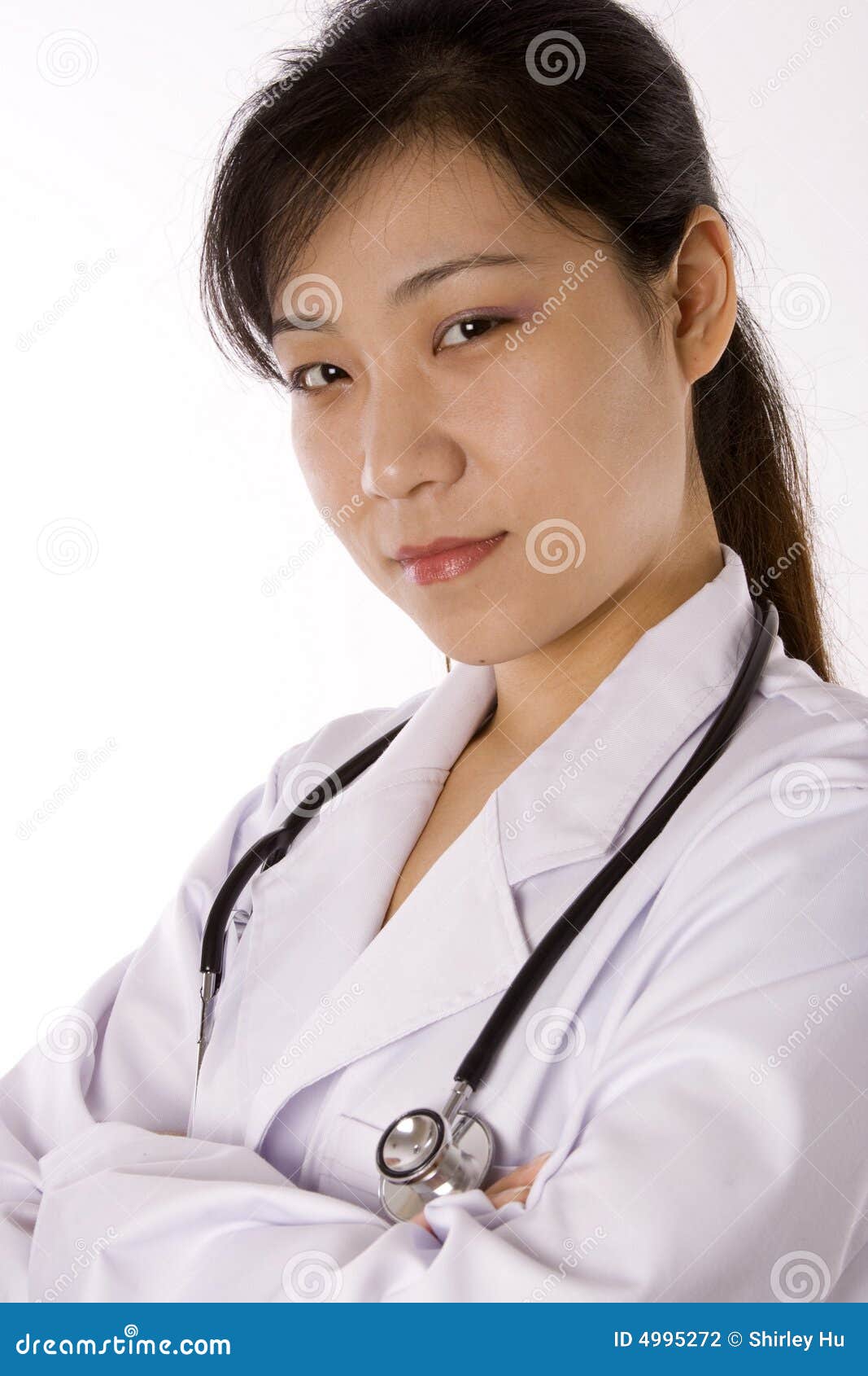 Female Doctor Portrait stock photo. Image of uniform, confidence - 4995272