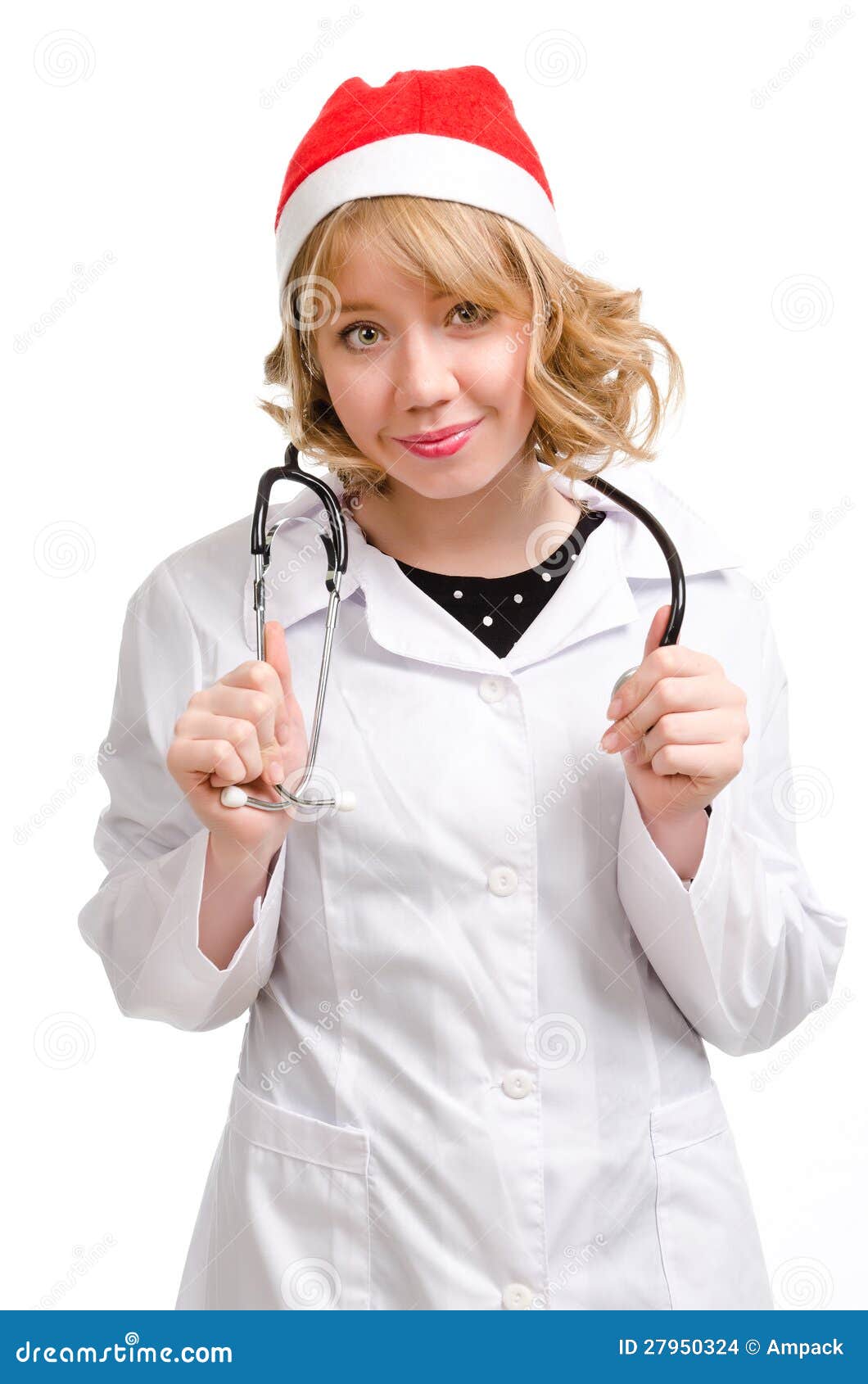 A Female Doctor is Ready for Stock Photo - Image of healthcare, merry ...