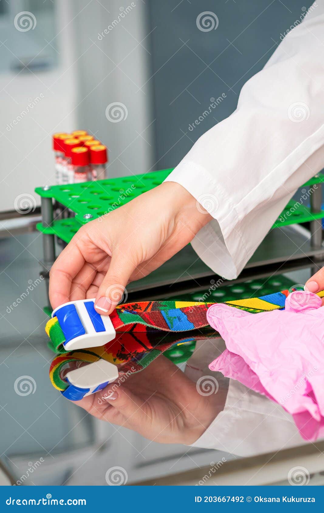 Prepare Tools for Blood Sampling Stock Photo - Image of biology ...