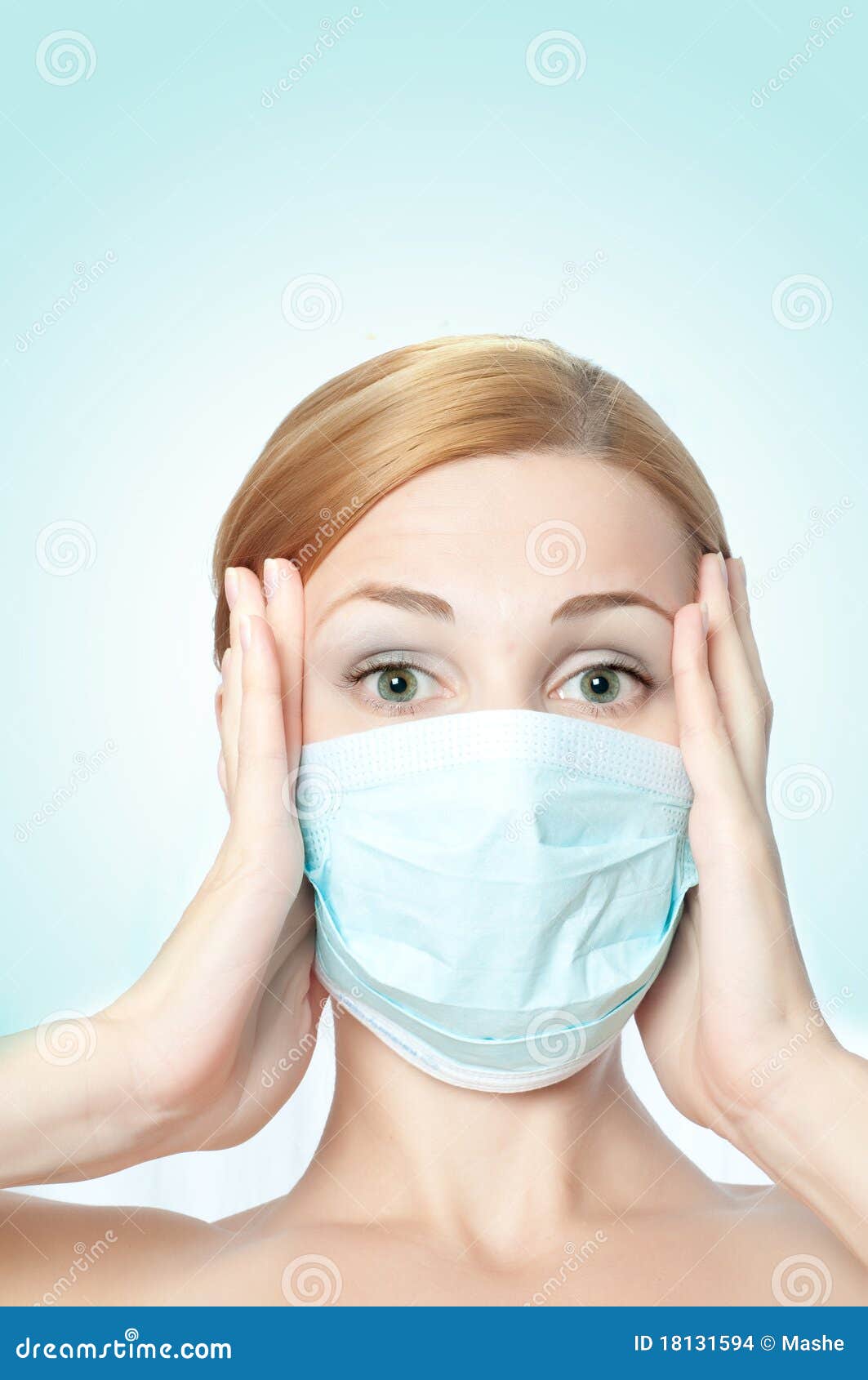 Female doctor wearing mask stock photo. Image of people - 18131594