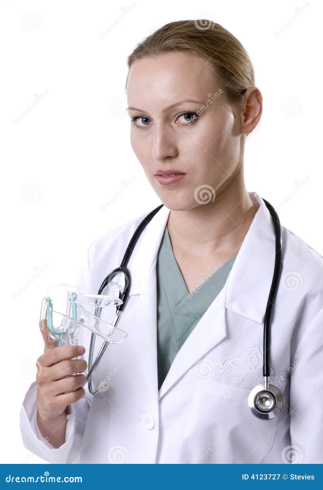 Female Doctor at Work stock image. Image of medical, attractive - 4123727