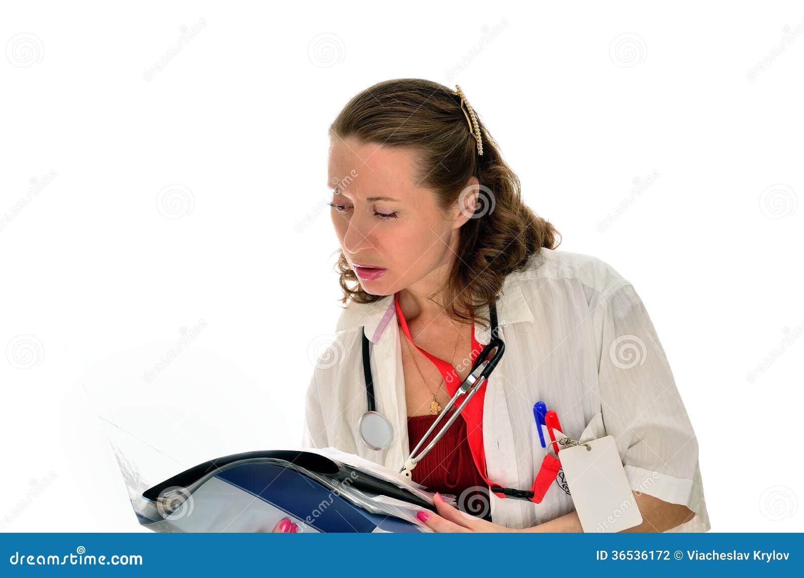 Female doctor at work stock photo. Image of medical, colleagues - 36536172