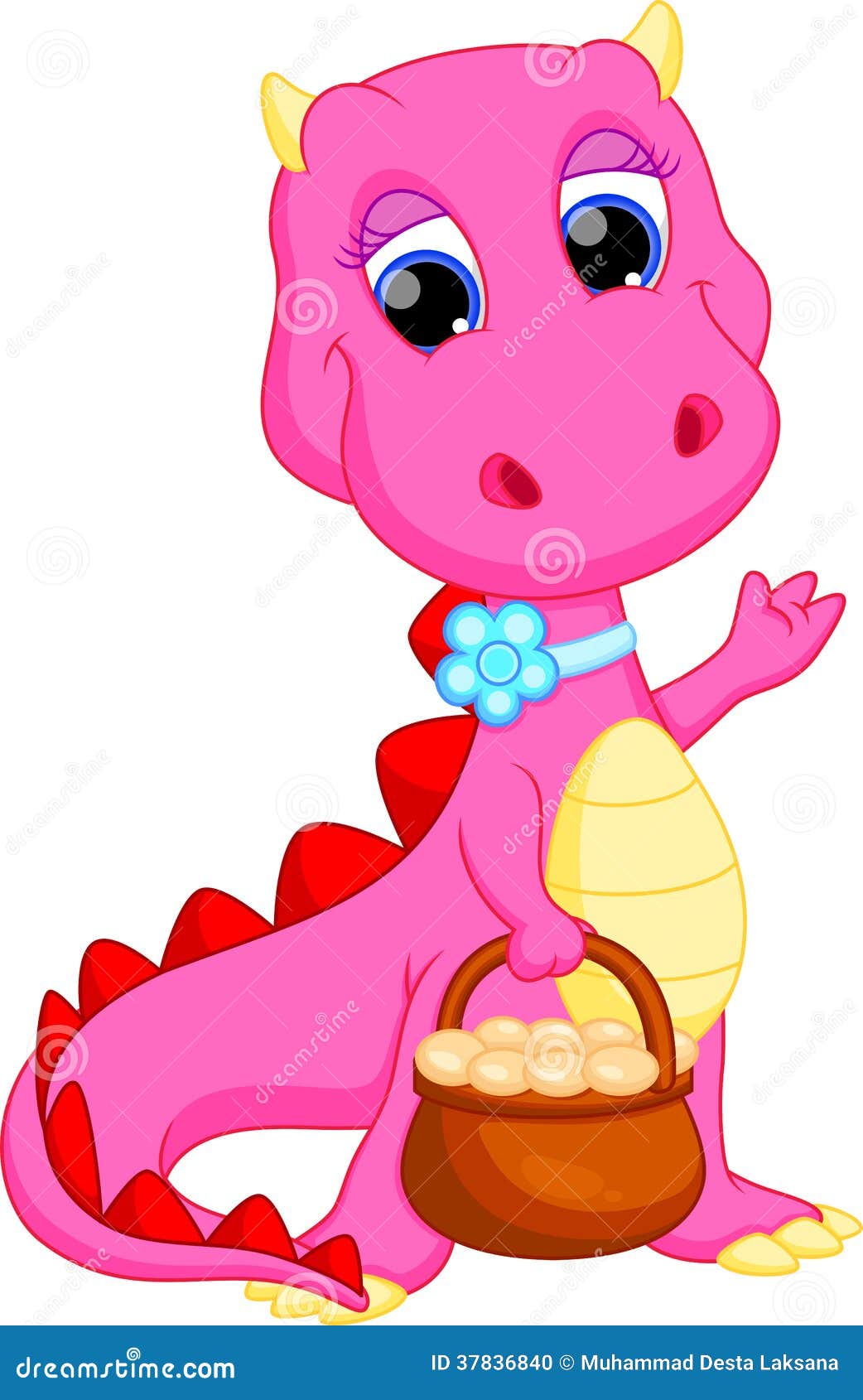 Female dragon cartoon stock illustration. Image of imagination - 37836840