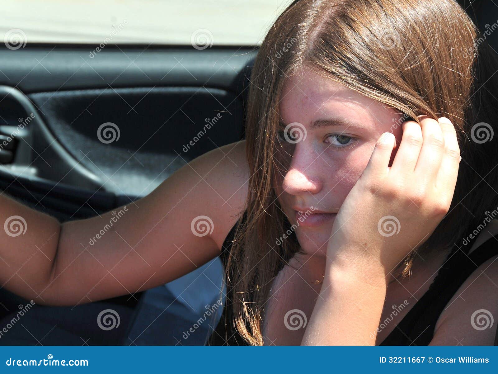 Female driver. stock image. Image of expressions, youth - 32211667