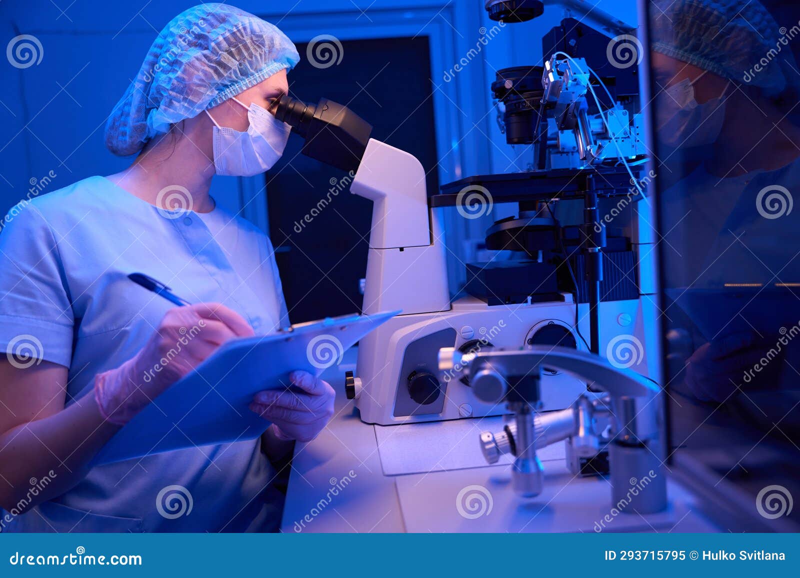 Experienced Lab Scientist Involved in Monitoring Biological Samples ...