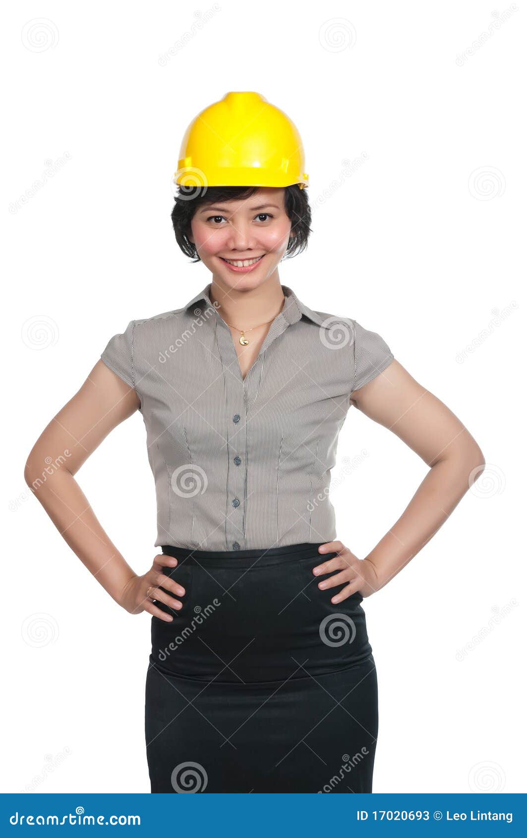Female Engineer stock image. Image of beautiful, gesture - 17020693