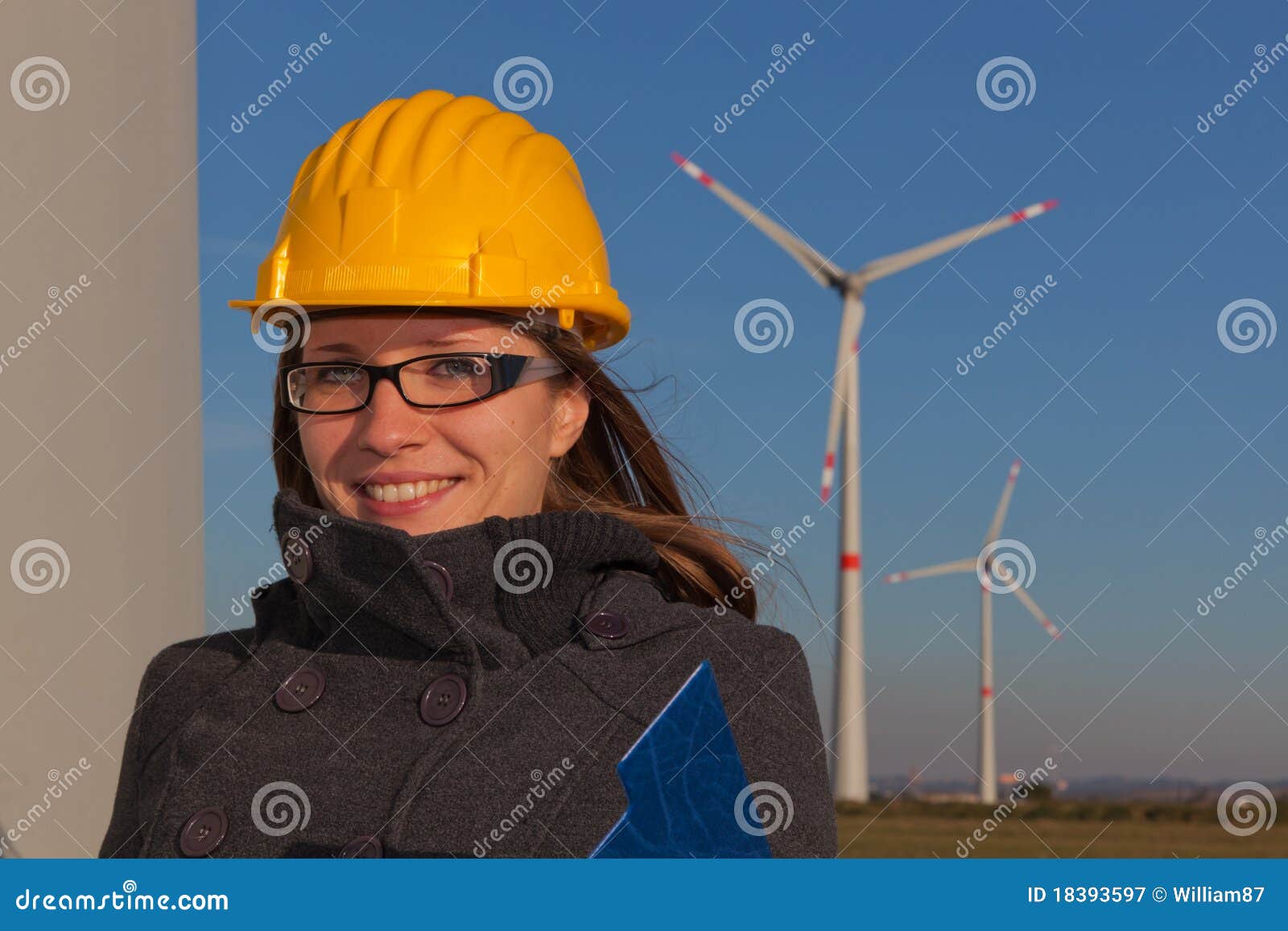 Female Engineer stock image. Image of eolic, engineer - 18393597