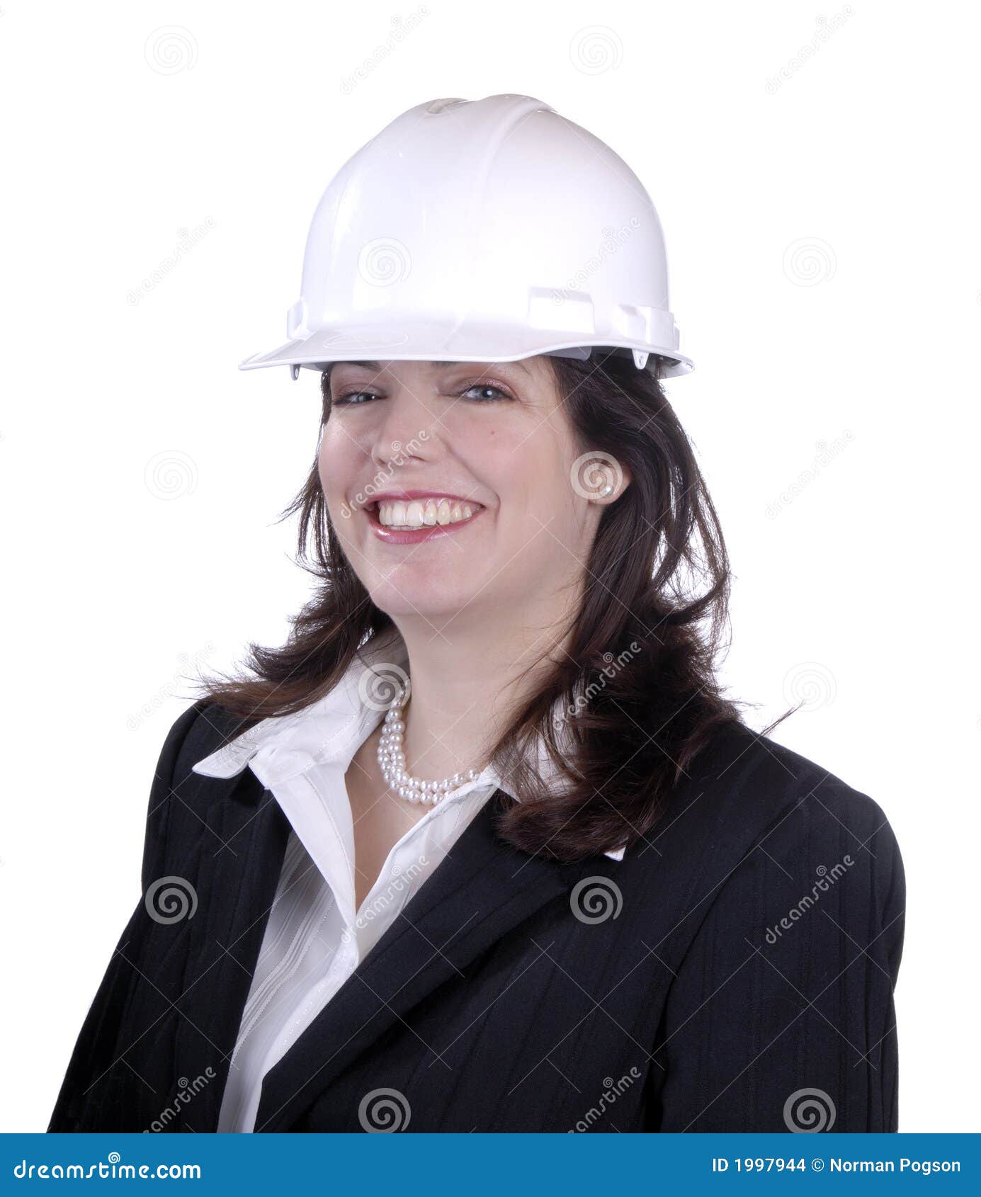 Female Engineer stock photo. Image of isolated, constuction - 1997944