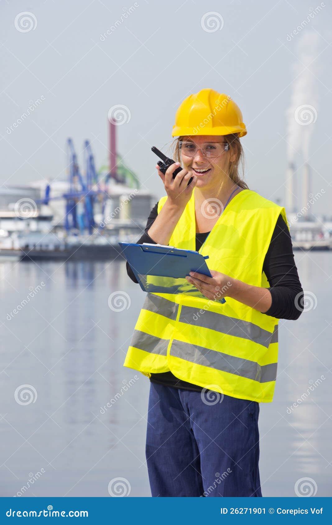 Female Engineer stock image. Image of transmitting, pretty - 26271901