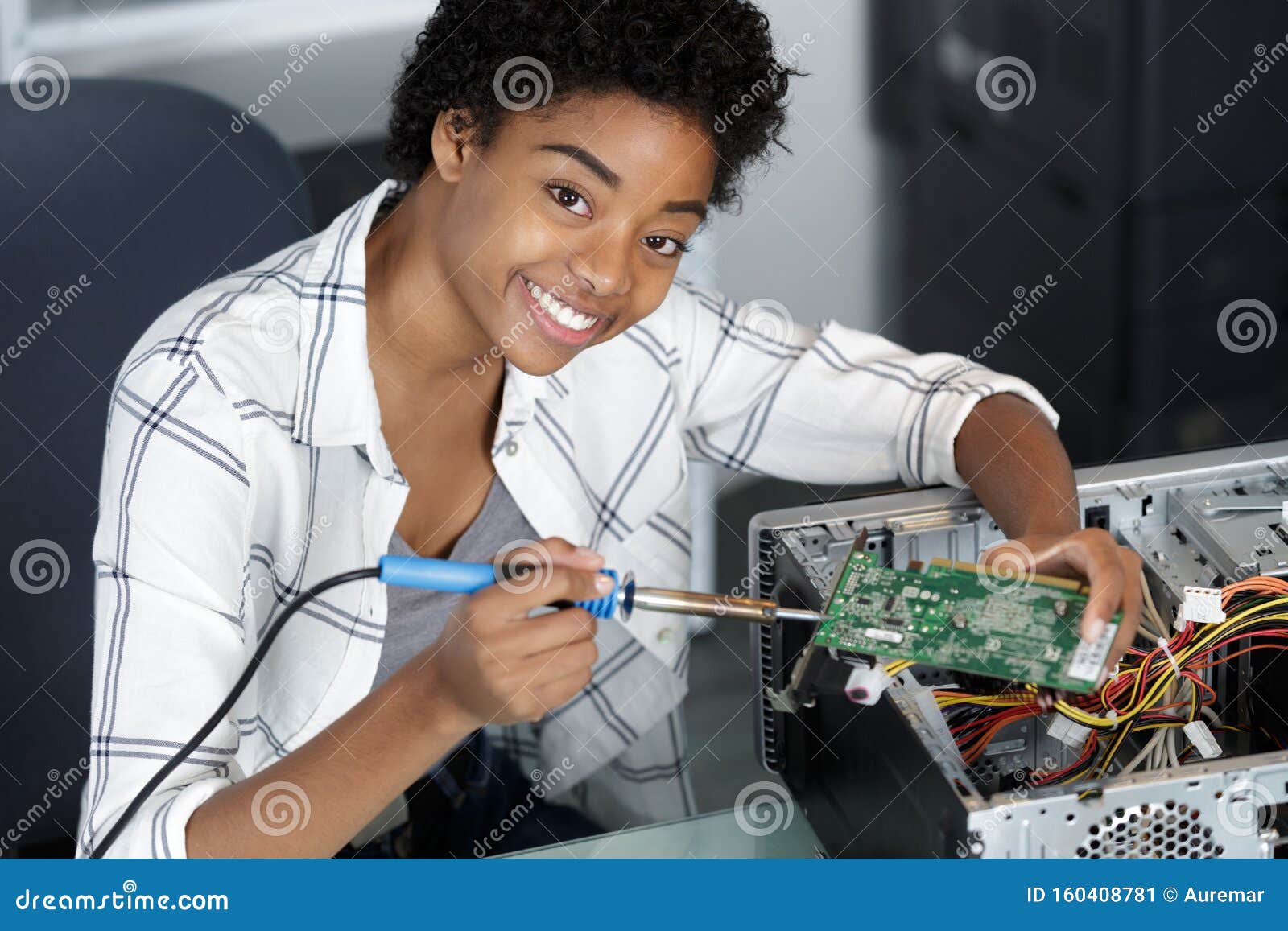 Female Engineer Fixing Broken Computer Hard Drive Stock Image - Image ... Female Engineer Fixing Broken Computer Hard Drive Stock Image - Image ...