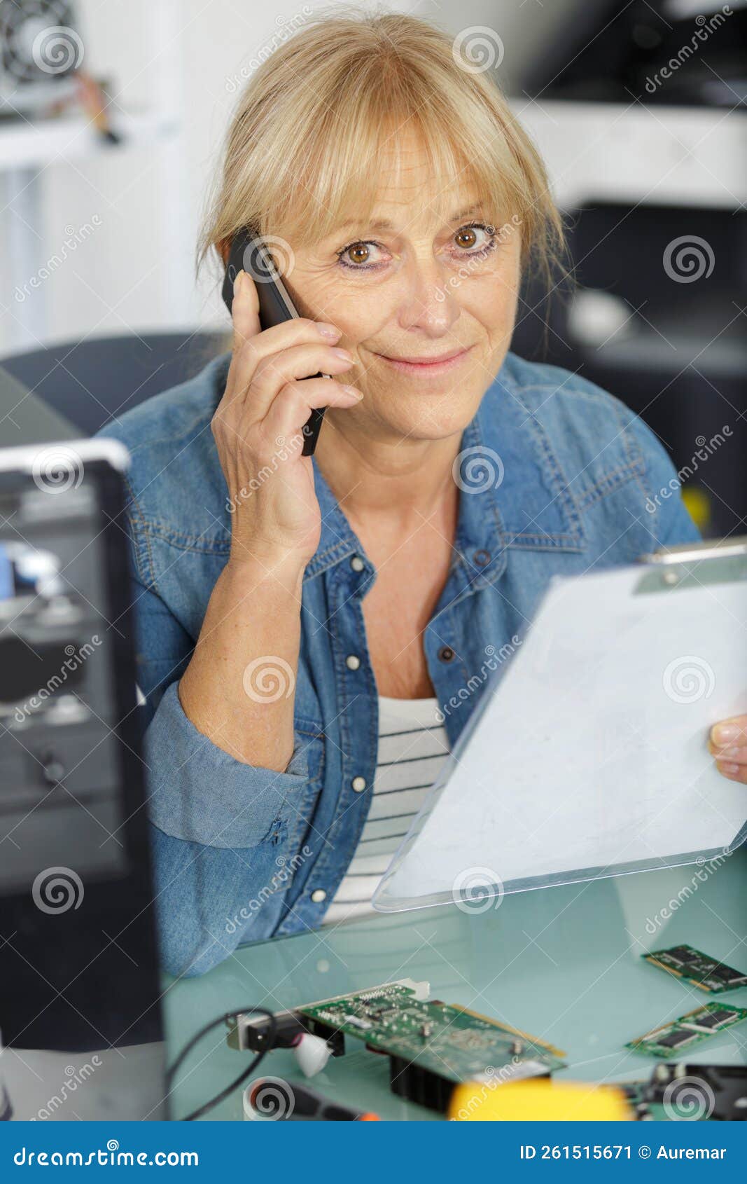 Phone Repairs Install Battery Into The Motherboard For Smartphone By ...