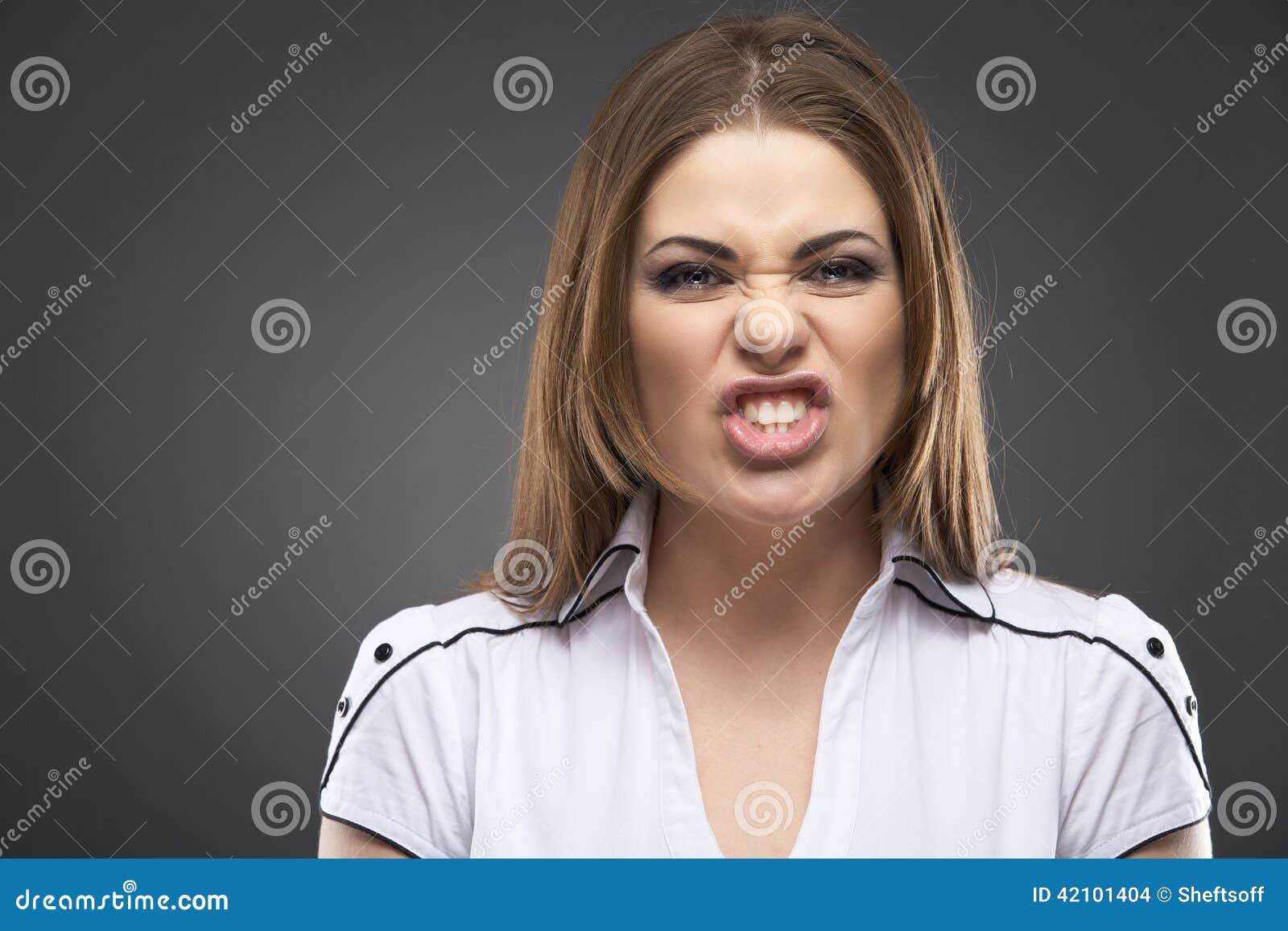 Female evil stock photo. Image of hatred, problems, irritation - 42101404