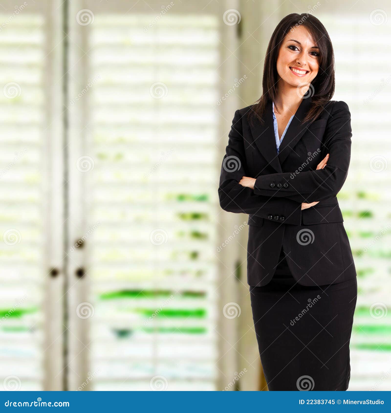 Female executive portrait stock image. Image of people - 22383745