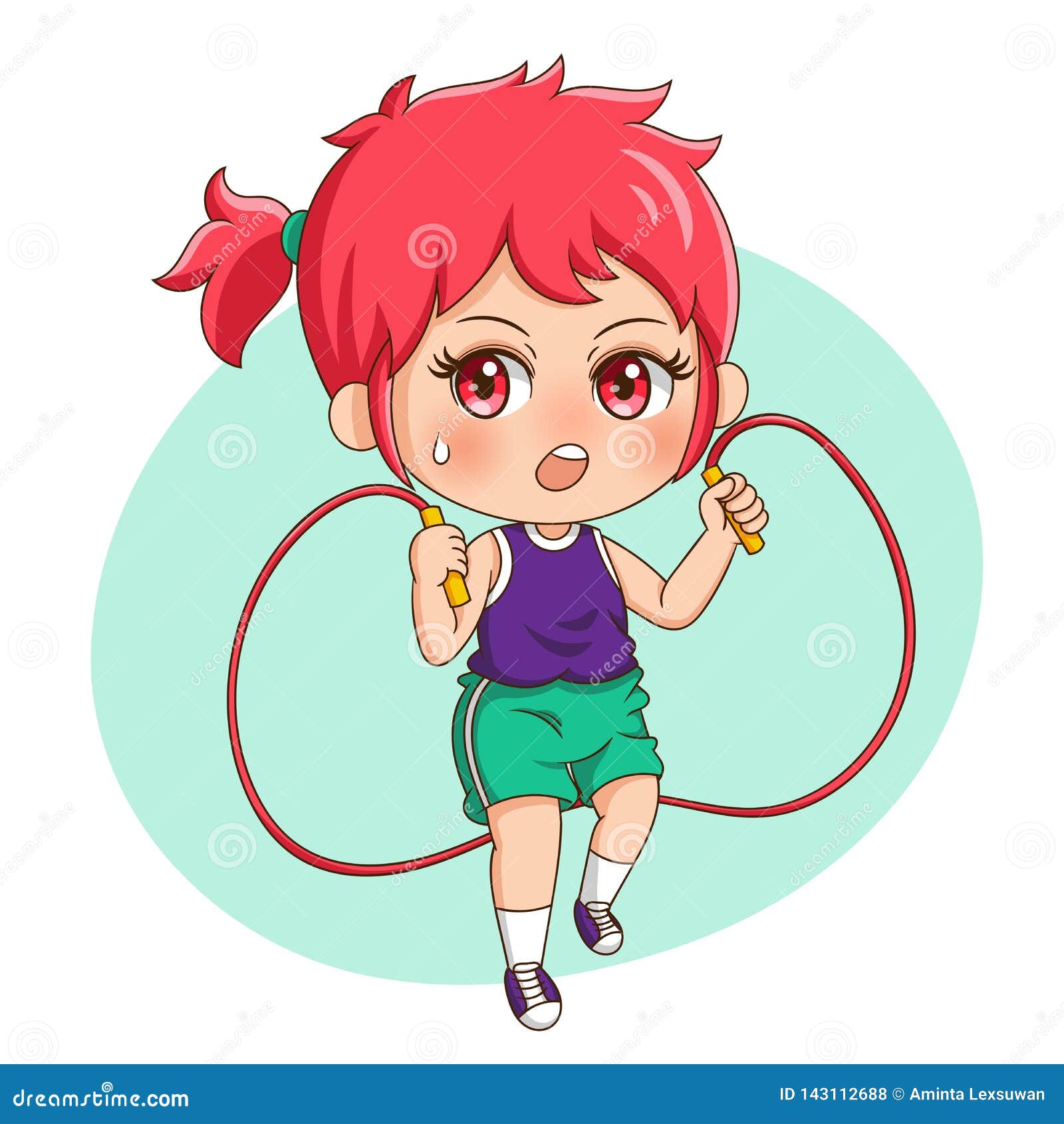Female Exercise_1 stock vector. Illustration of fitness - 143112688