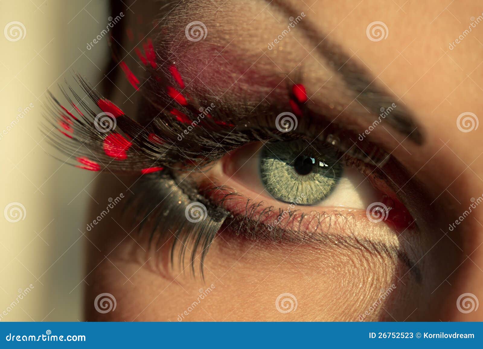 Female eye stock image. Image of eyelids, feminine, beautiful - 26752523