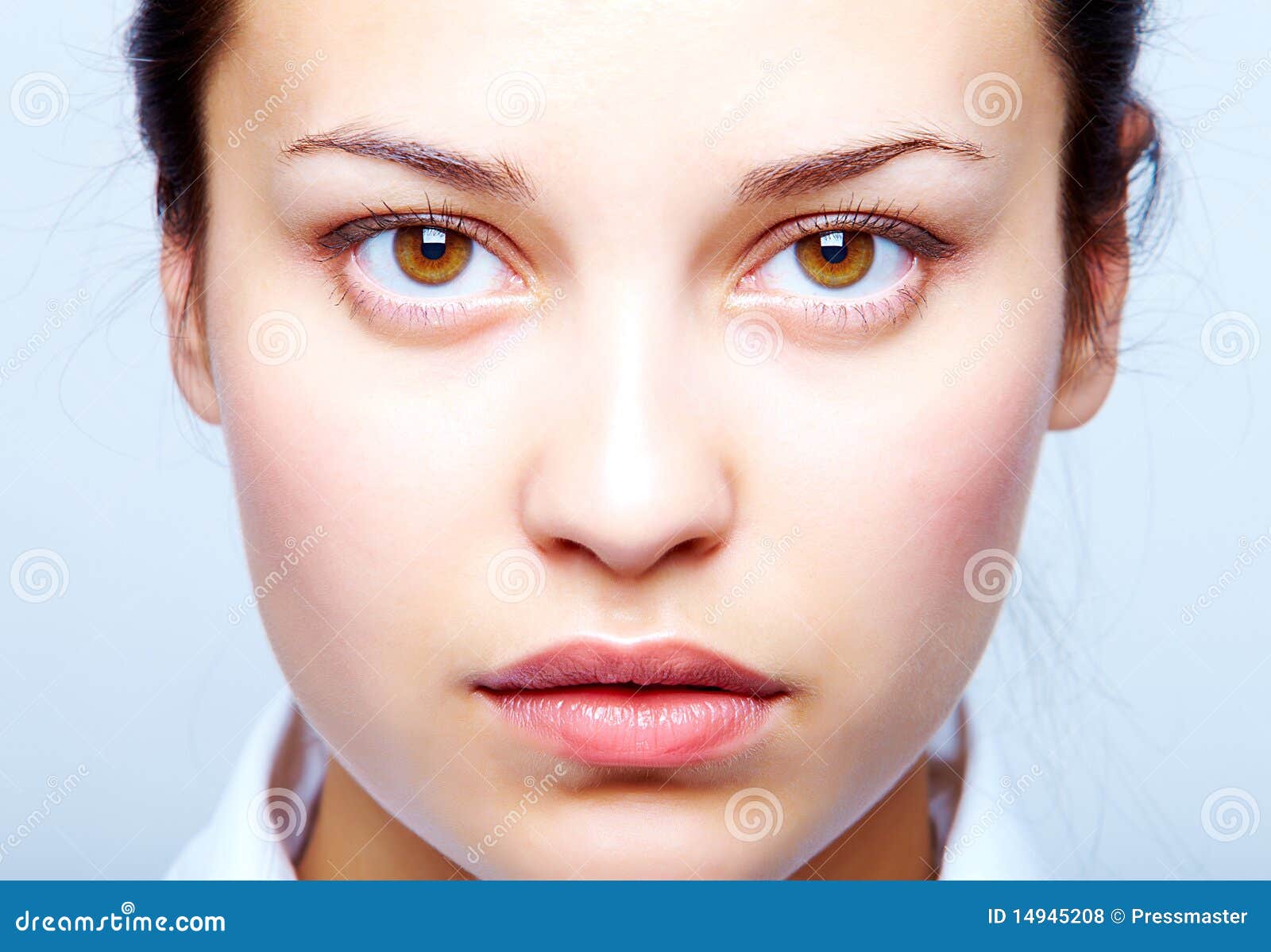 Female face stock photo. Image of eyelash, lady, fresh - 14945208