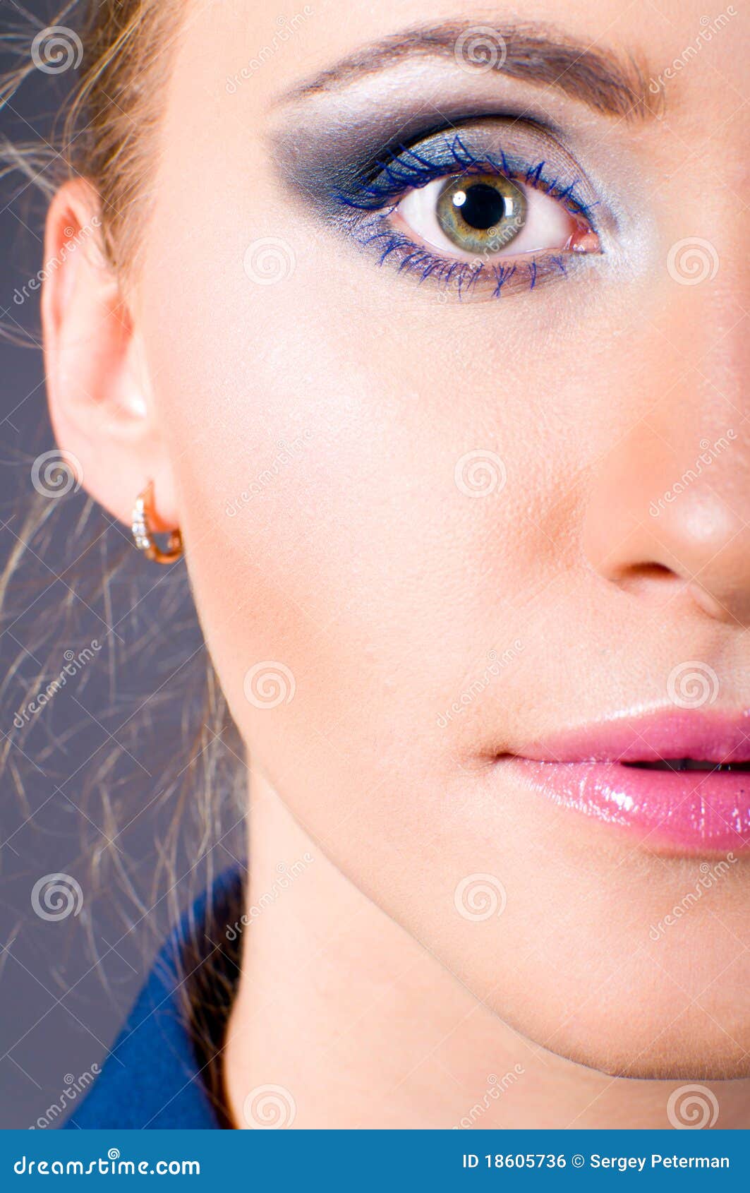 Female face stock photo. Image of cute, makeup, business - 18605736