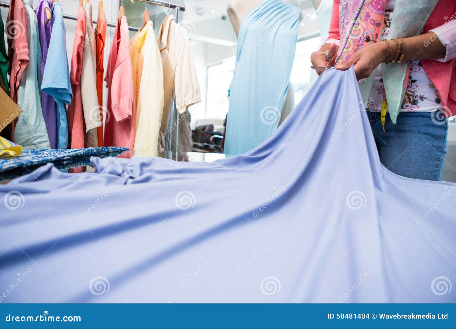 Female Fashion Designer at Work Stock Photo - Image of adult, female ...