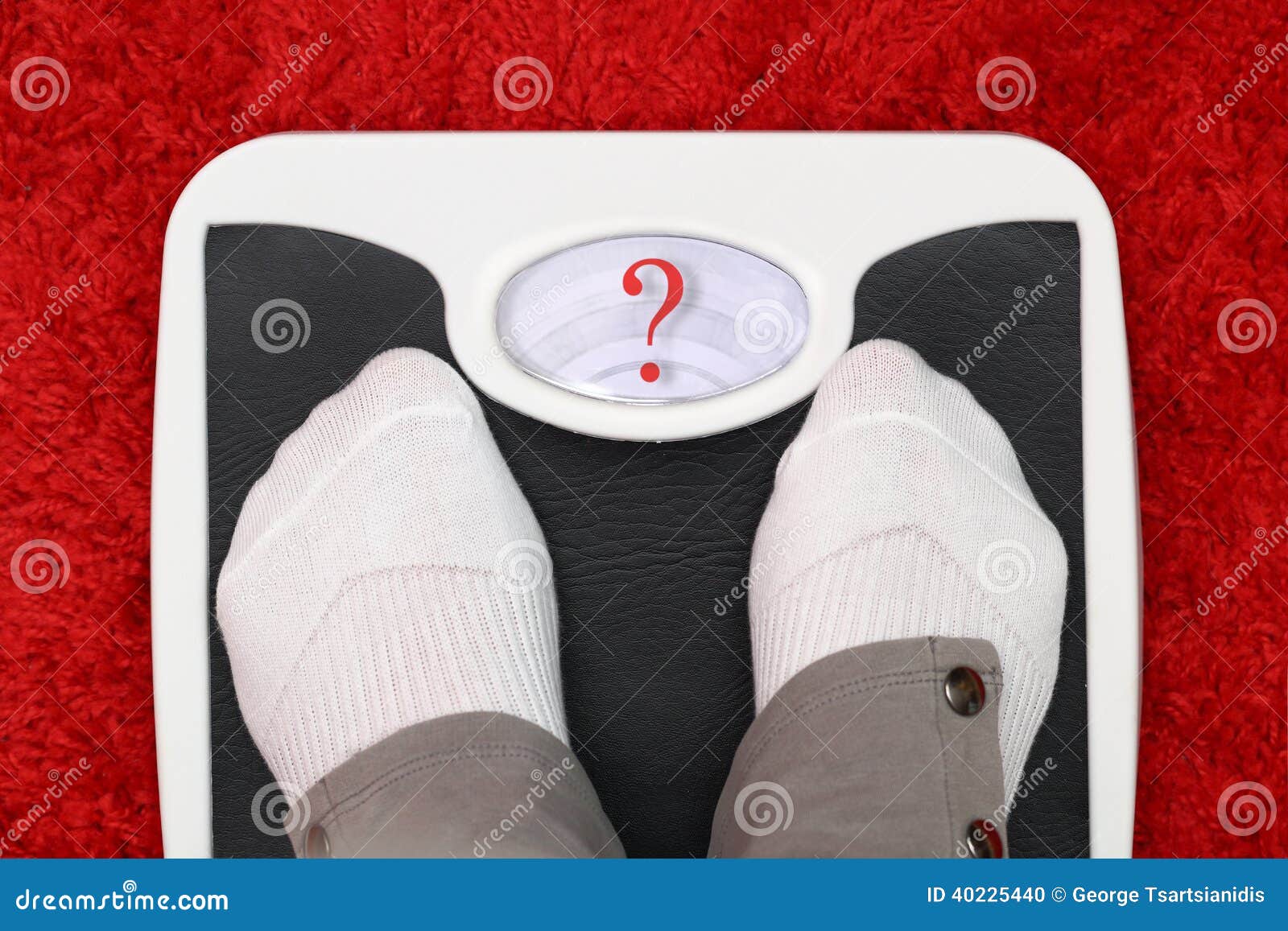 Female Feet On Bathroom Scale Stock Photo | CartoonDealer.com #40225440