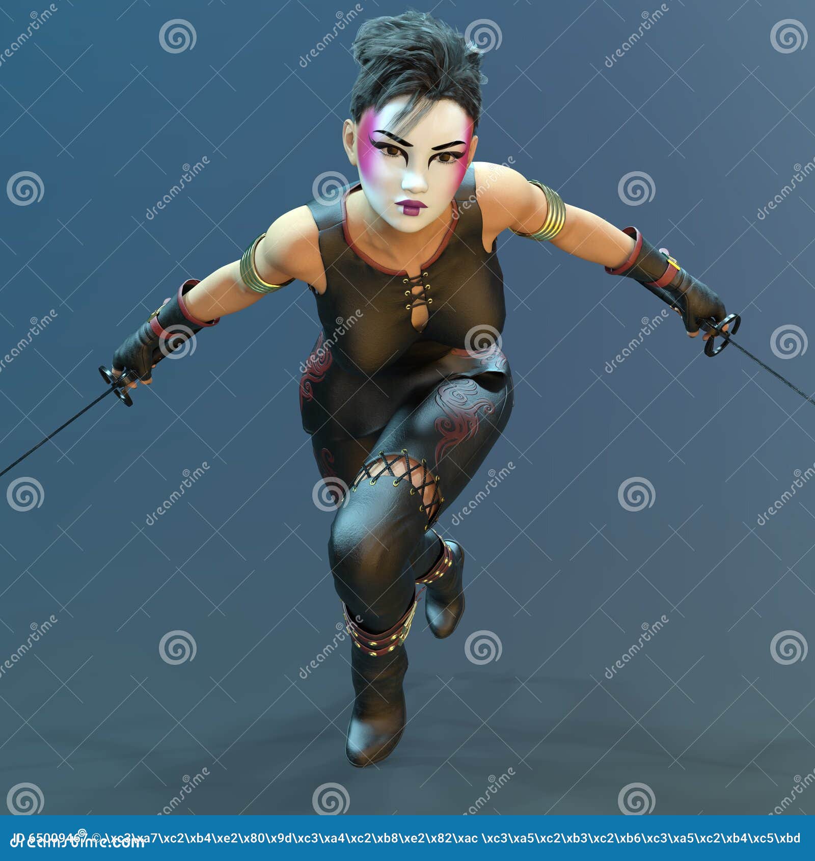 Female fencer stock illustration. Illustration of game - 65009467