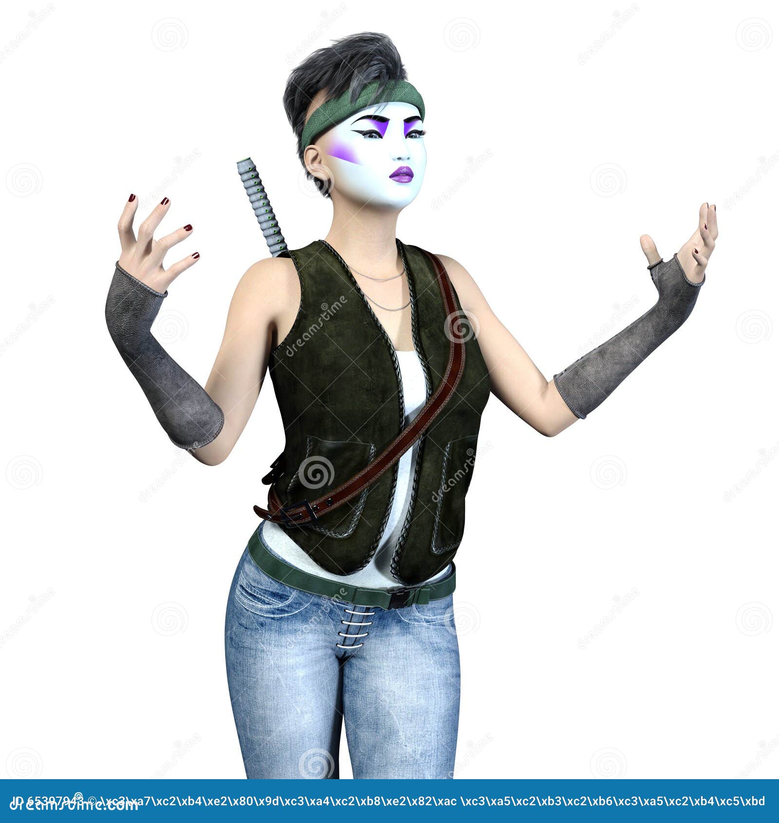 Female fencer stock image. Image of weapon, white, woman - 65397943