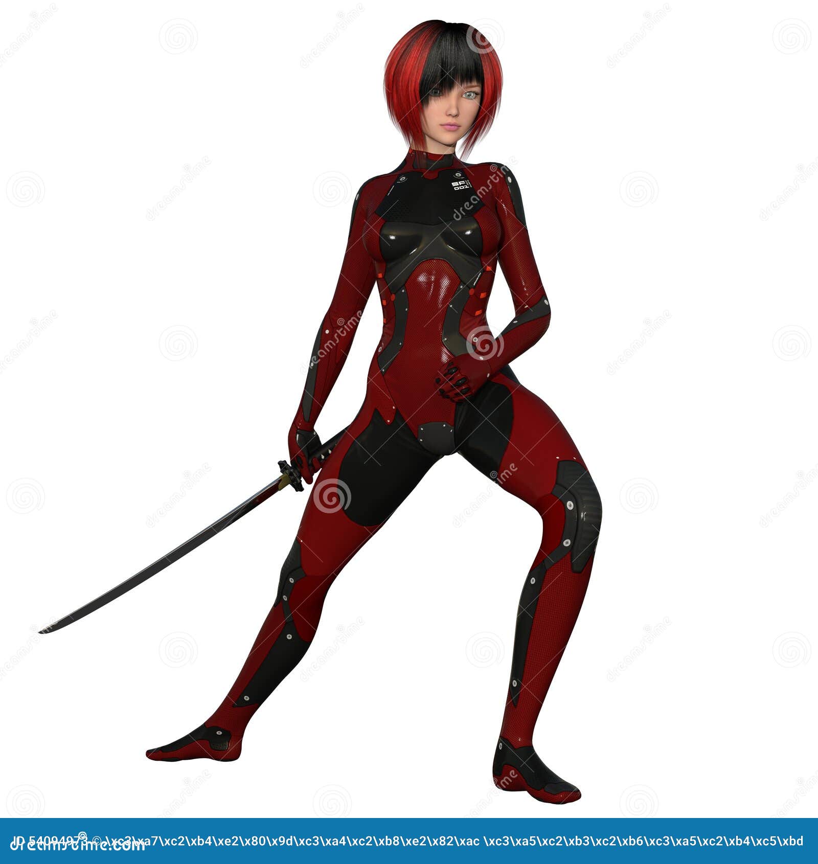 Female fencer stock illustration. Illustration of game - 54094973