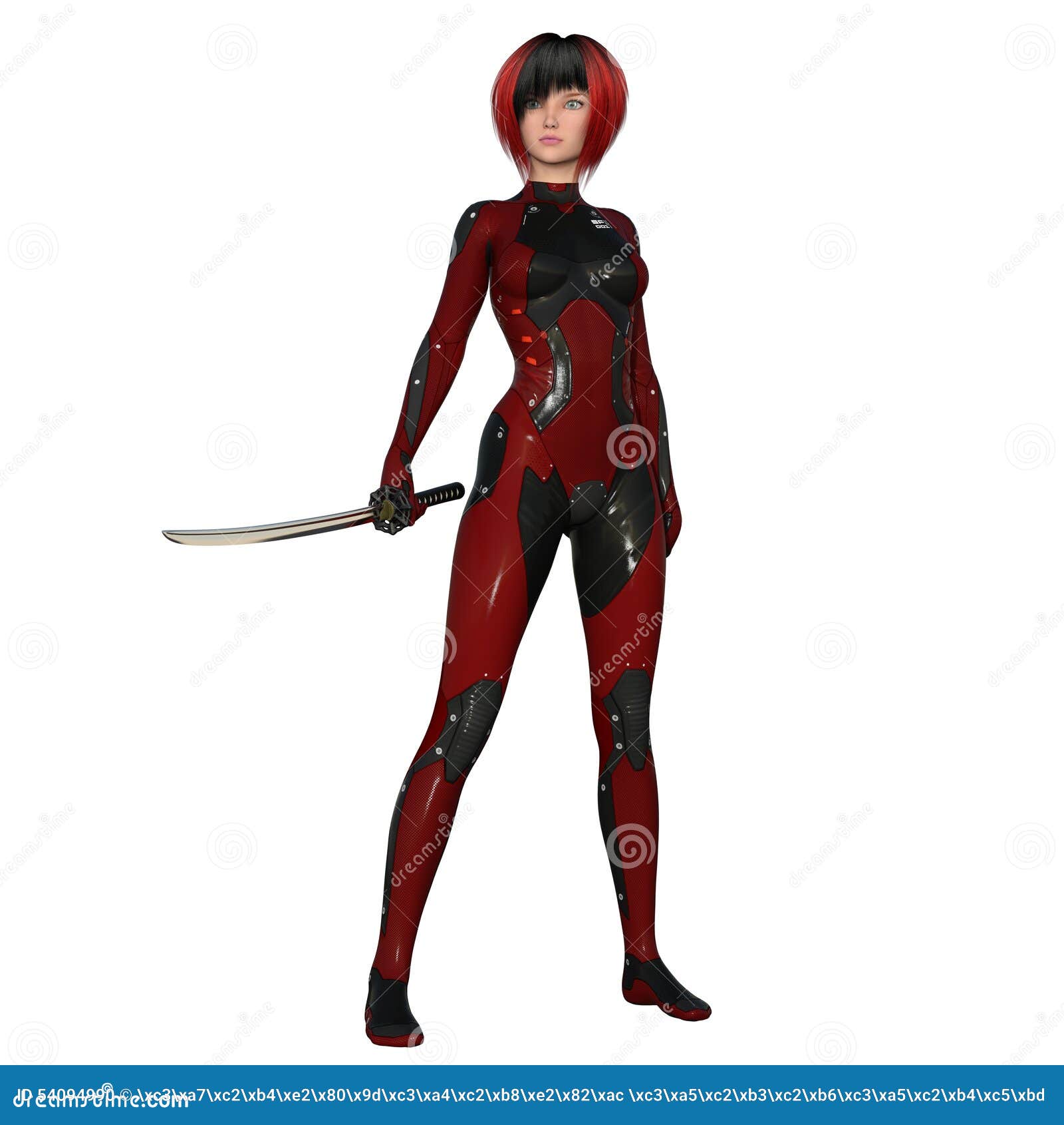 Female fencer stock illustration. Illustration of costume - 54094990