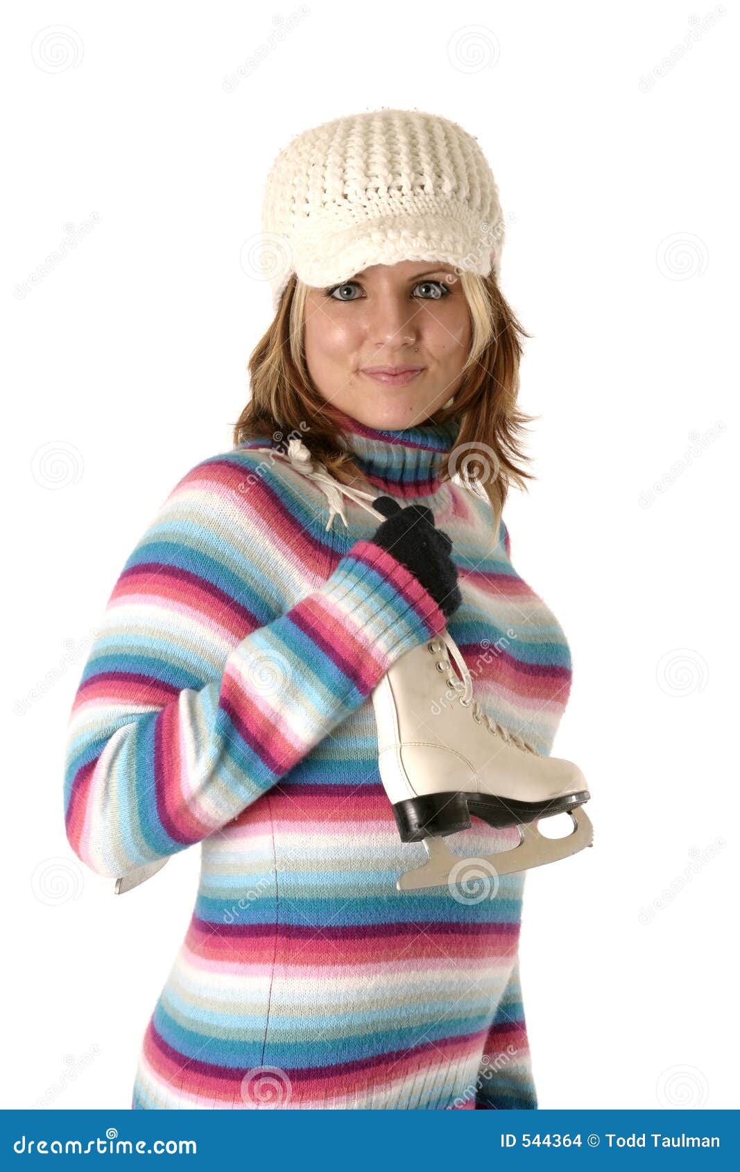 Female Figure Skater stock photo. Image of sweater, girl - 544364