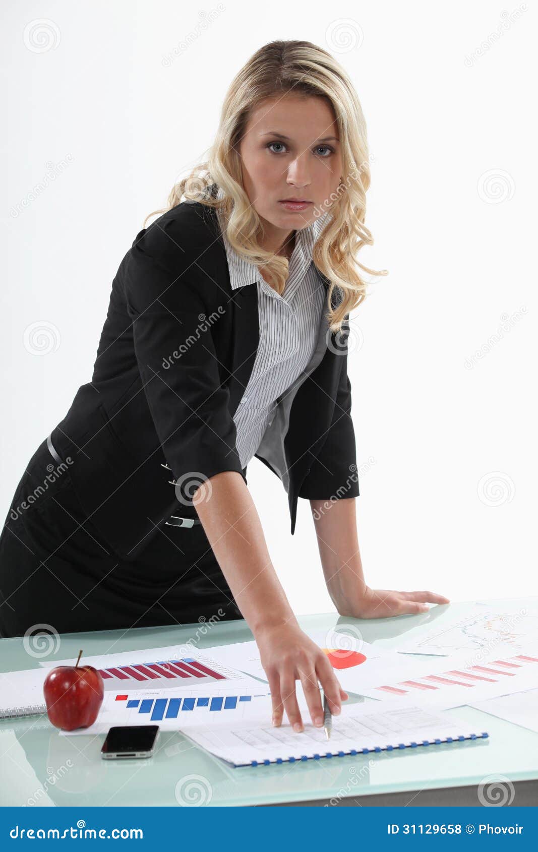 Female financial advisor stock photo. Image of advisor - 31129658